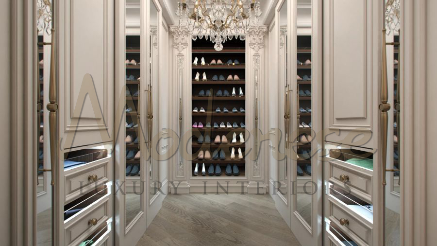 Excellent Wardrobe Design For Villa In Lagos by MODENESE Luxury ...