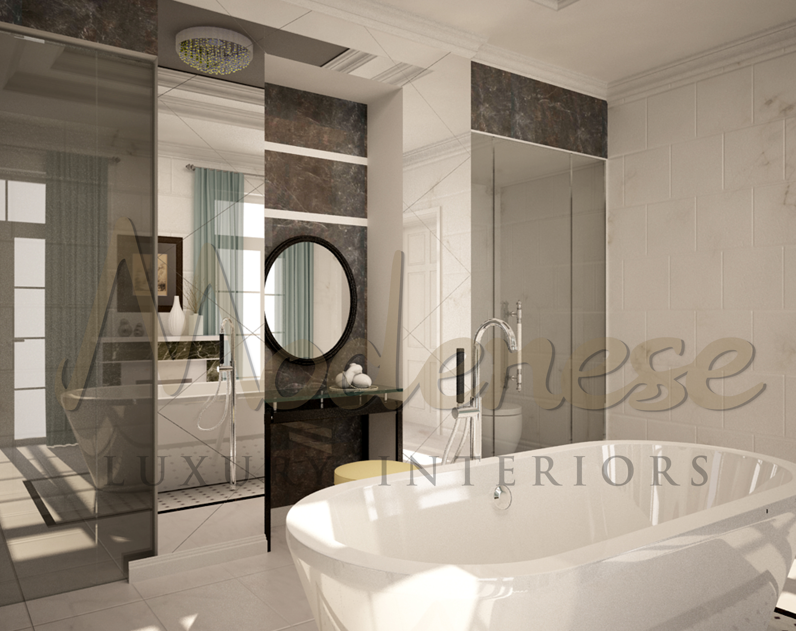 Stylish Bathroom Interior Design in United Kingdom by MODENESE Luxury ...