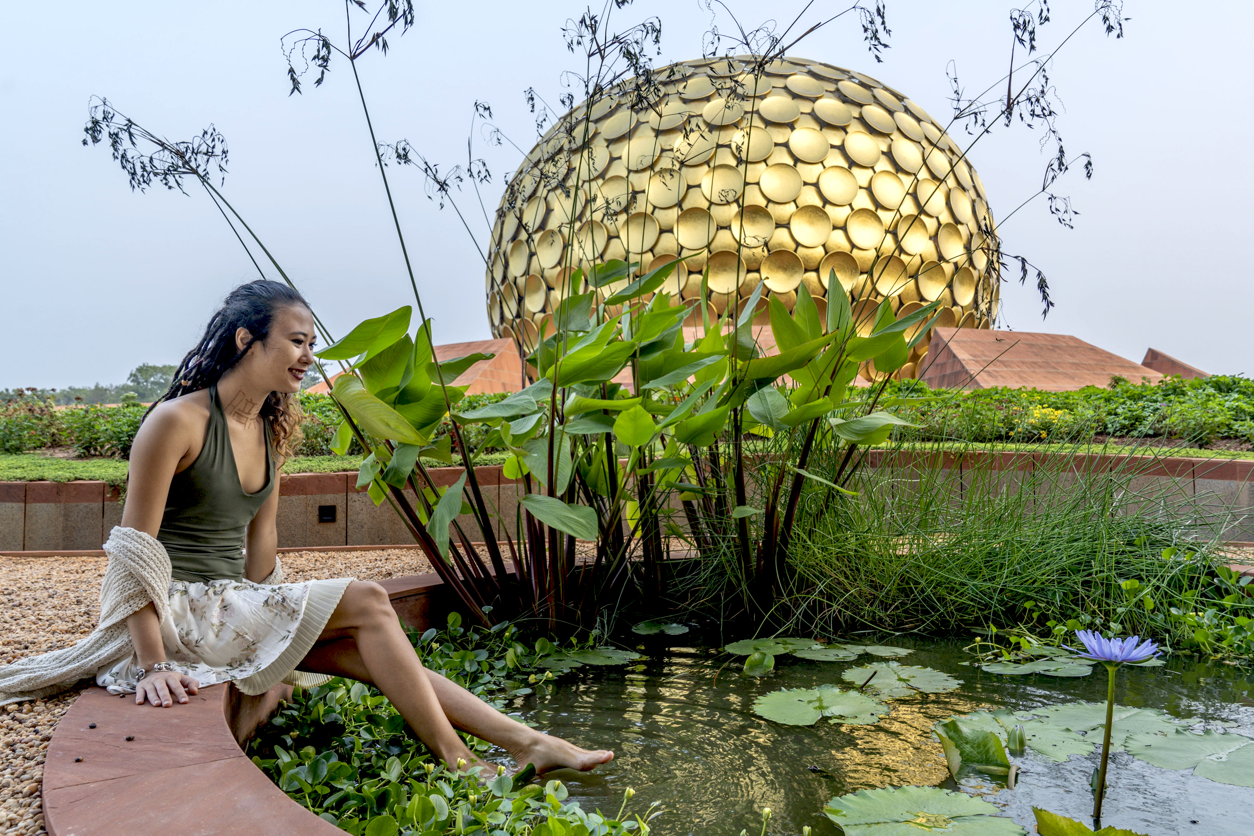 Matrimandir Gardens of Life and Power by The Native Platform - Architizer