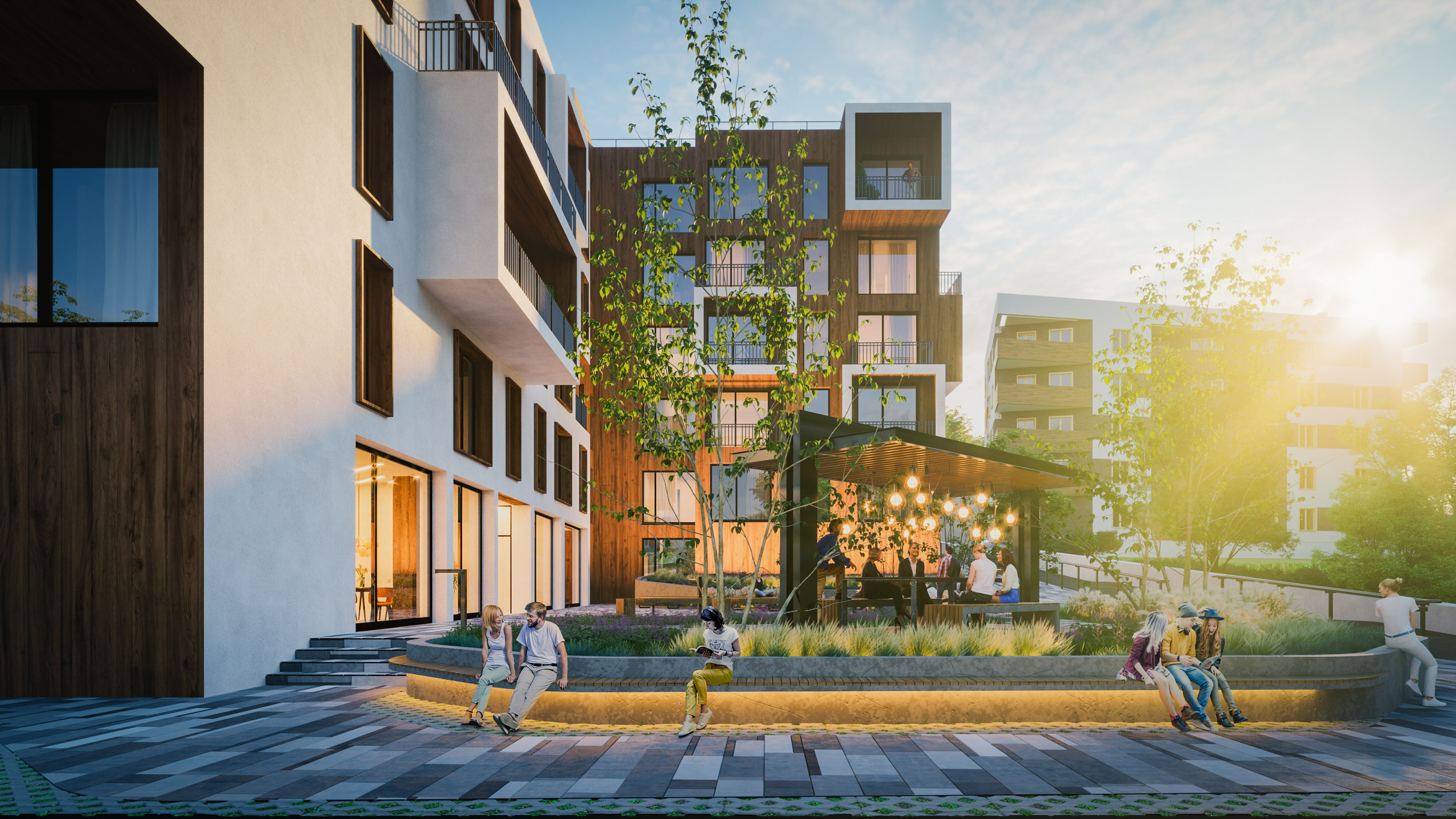 Golosiev Hills Resedential Complex by POLOTNO ARCHITECTS - Architizer