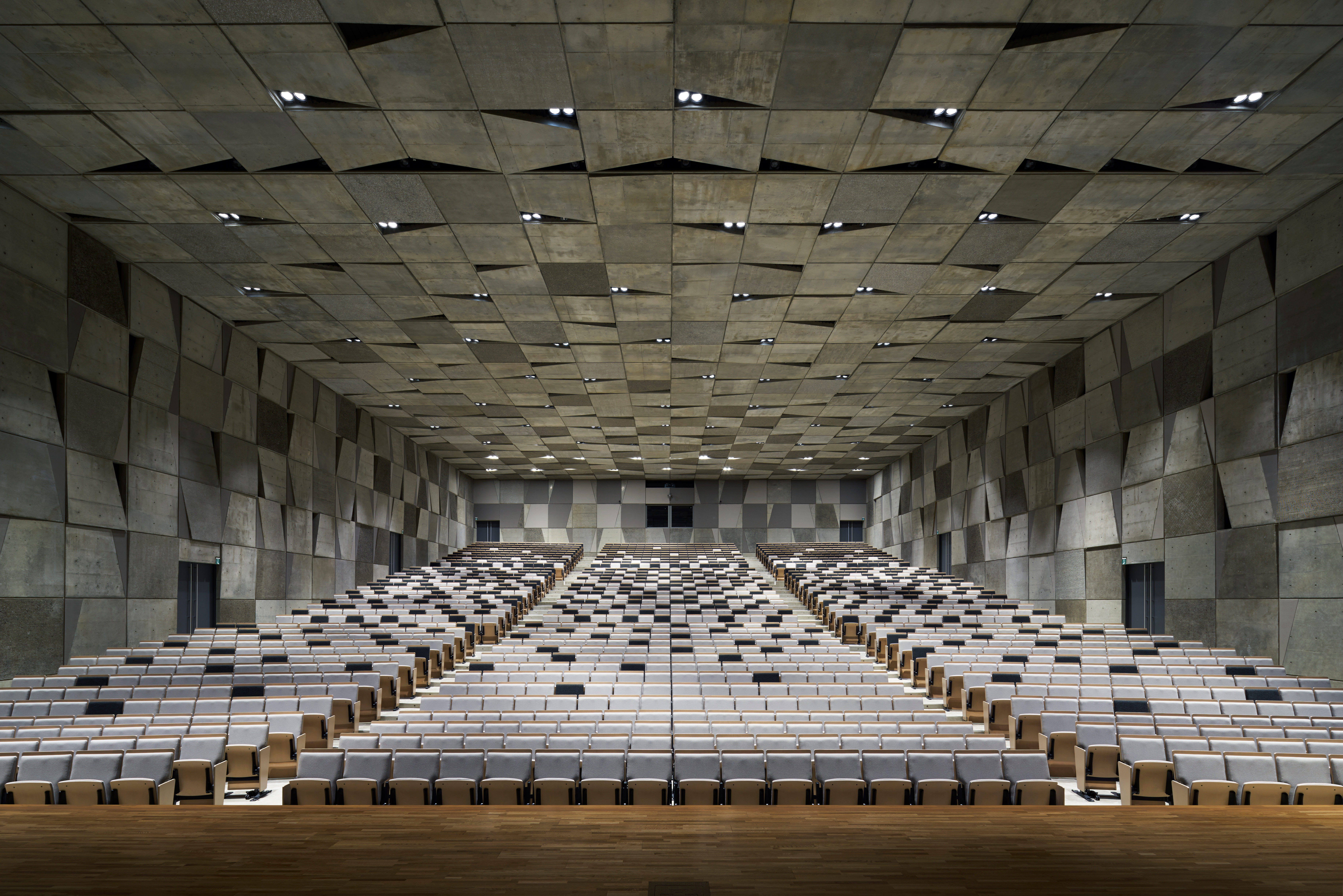 Waseda University Senior High School Auditorium by NIKKEN SEKKEI LTD ...