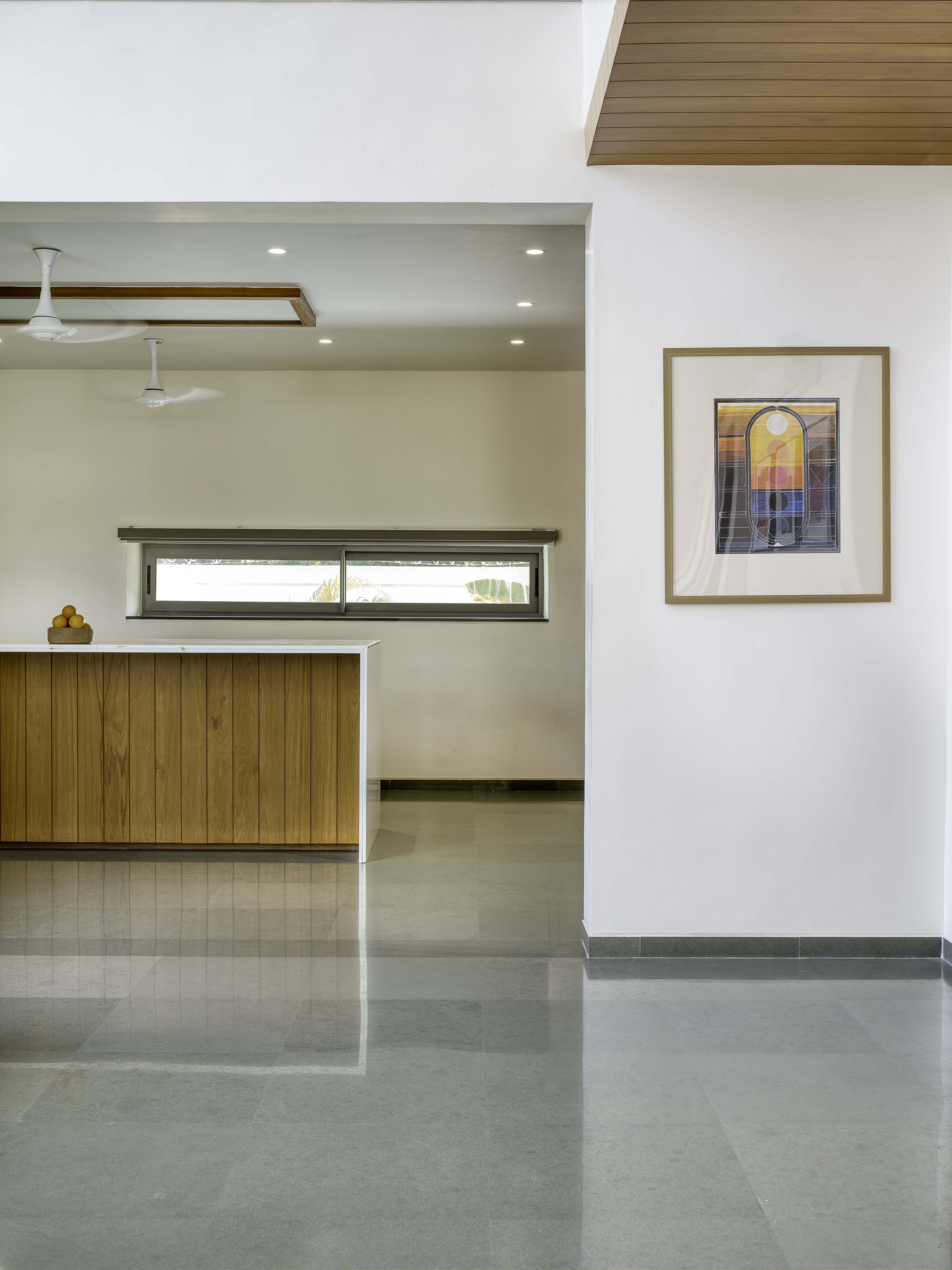 The linear courtyard house by Vicara design studio - Architizer