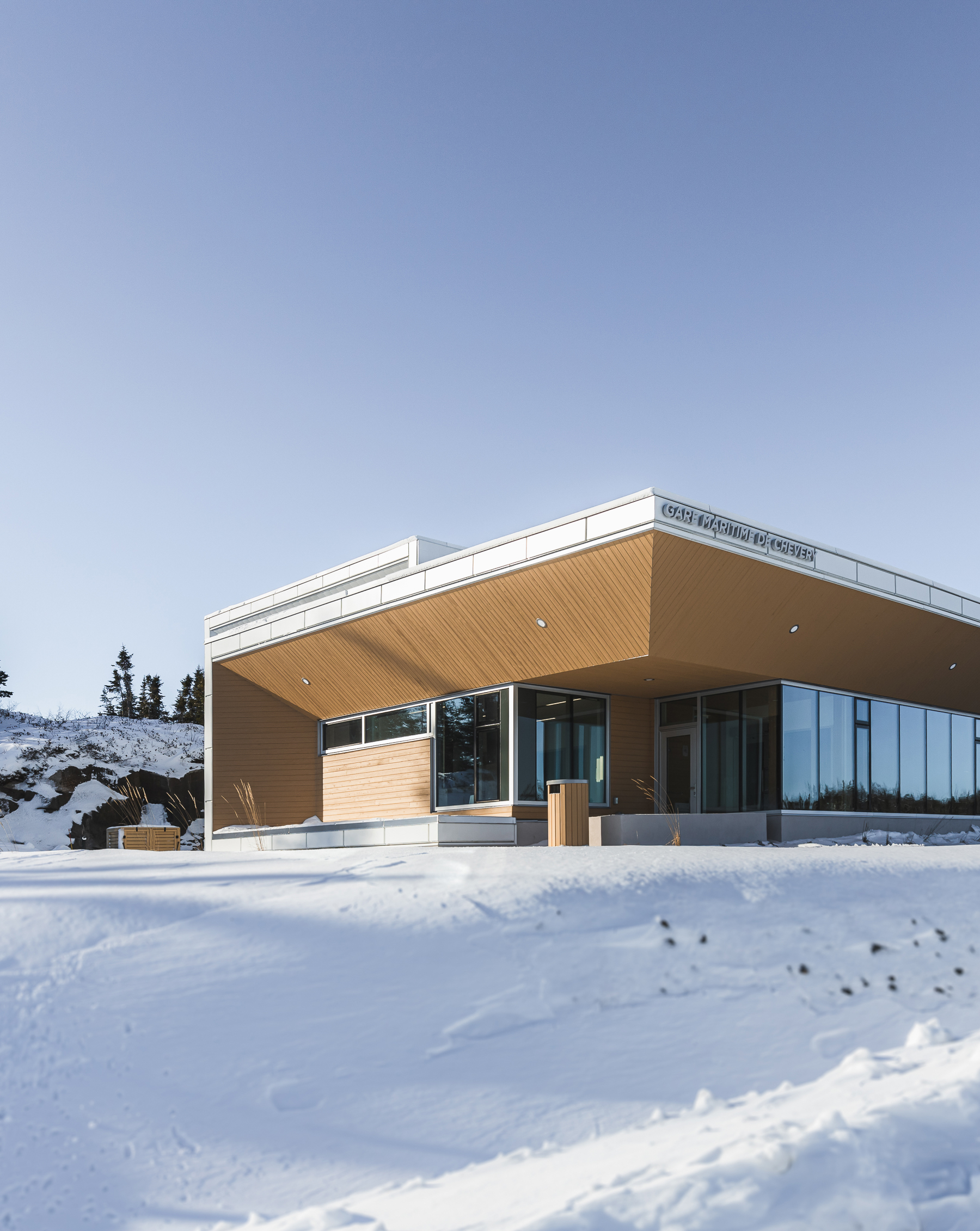 Chevery - Harrington Harbour ferry building by STGM Architecture ...