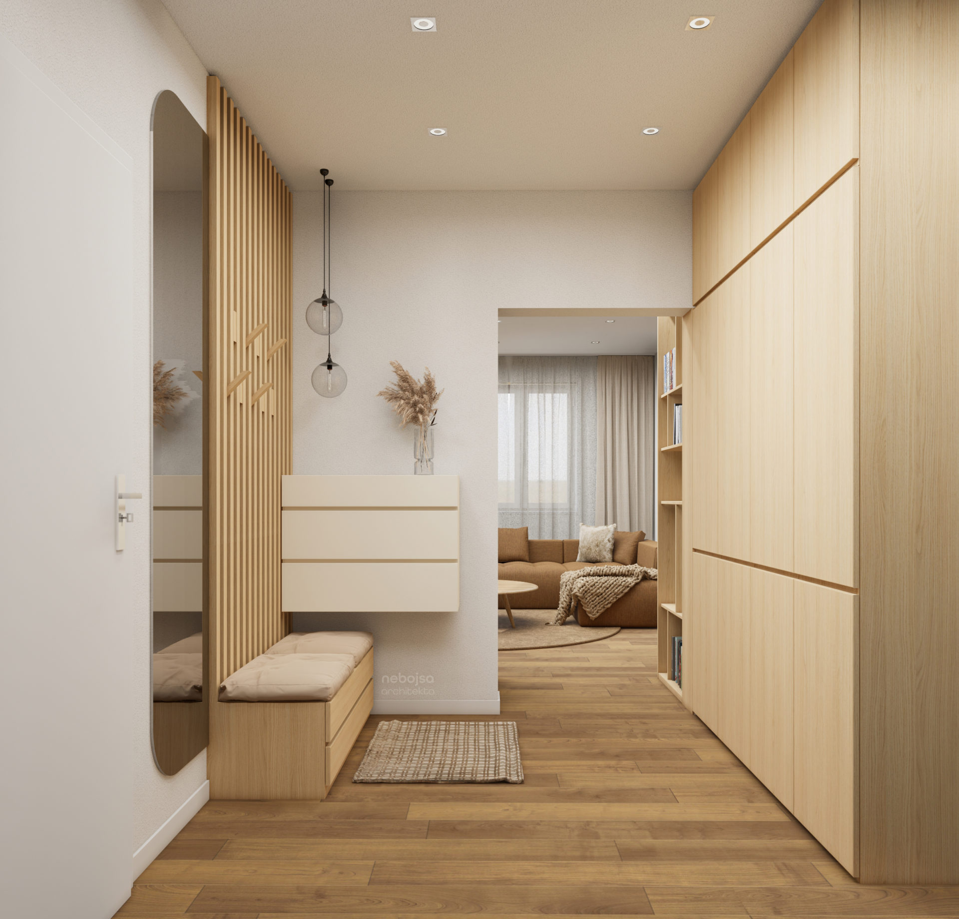 Flat visualization for a young couple by Nebojsa architekta - Architizer
