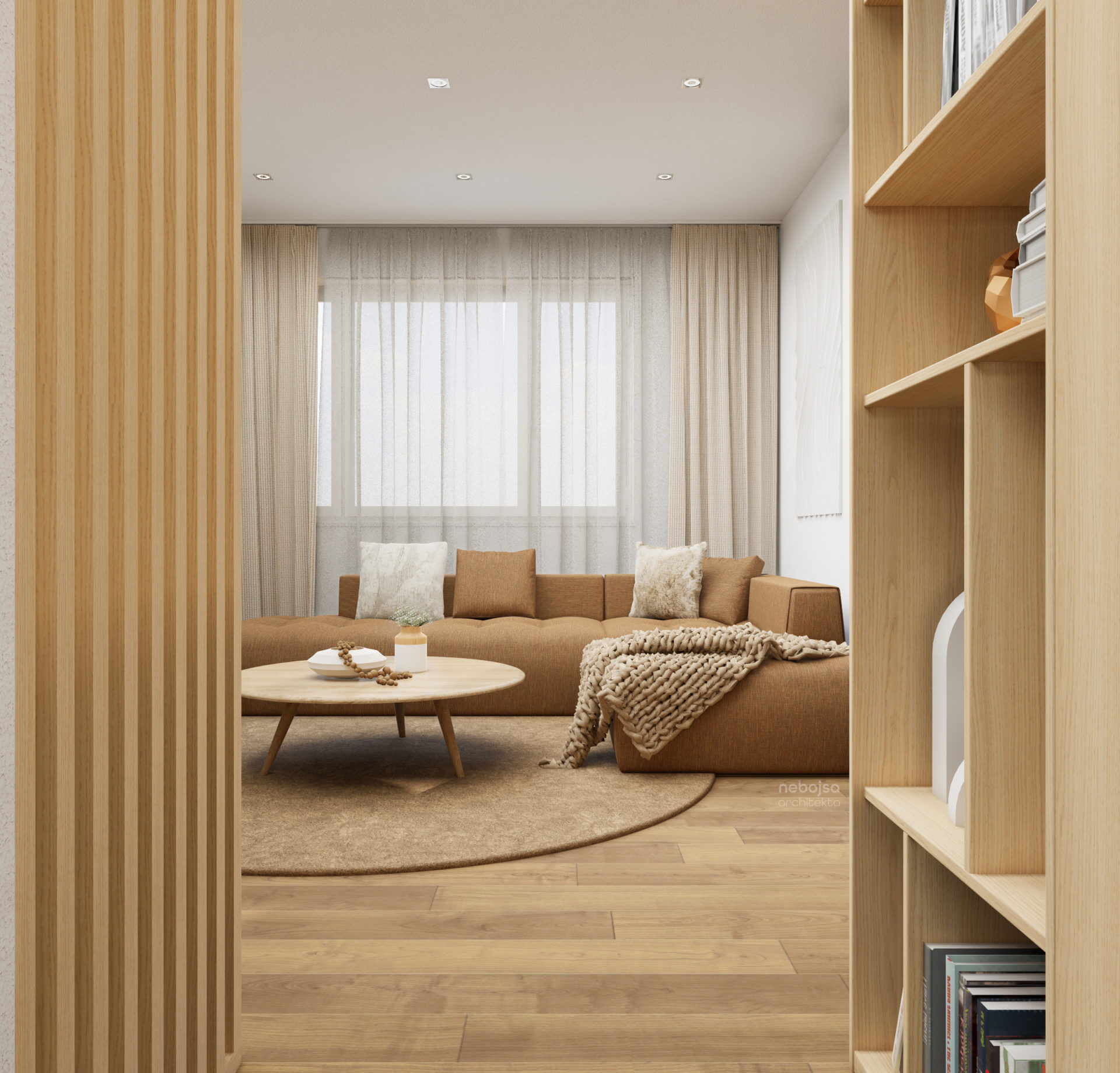 Flat visualization for a young couple by Nebojsa architekta - Architizer