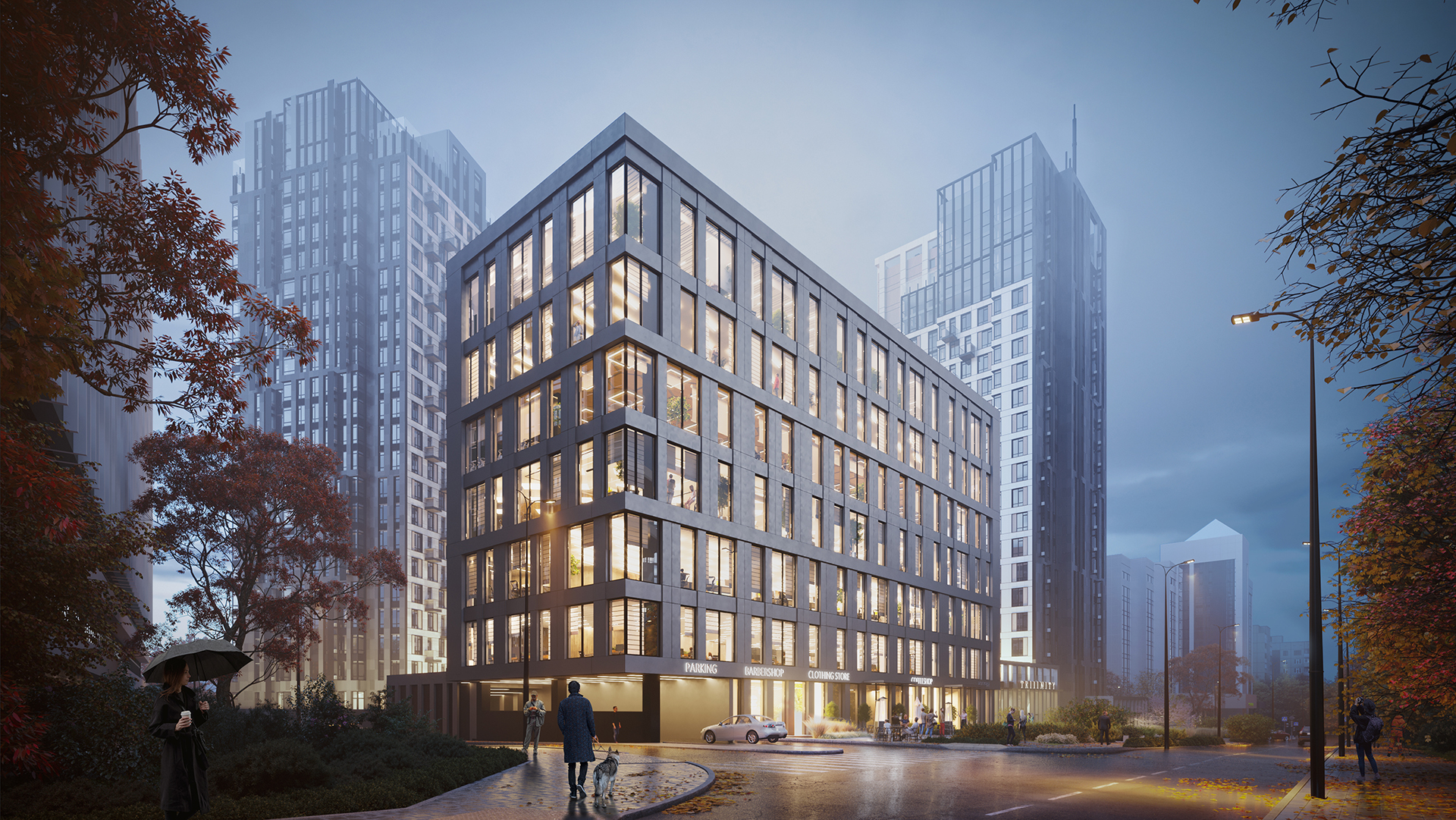 TRINITY APARTMENT COMPLEX by POLOTNO ARCHITECTS - Architizer