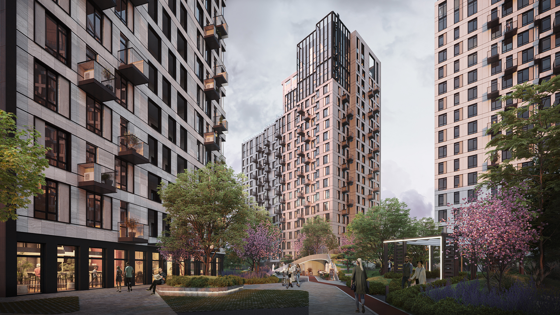 TRINITY APARTMENT COMPLEX by POLOTNO ARCHITECTS - Architizer