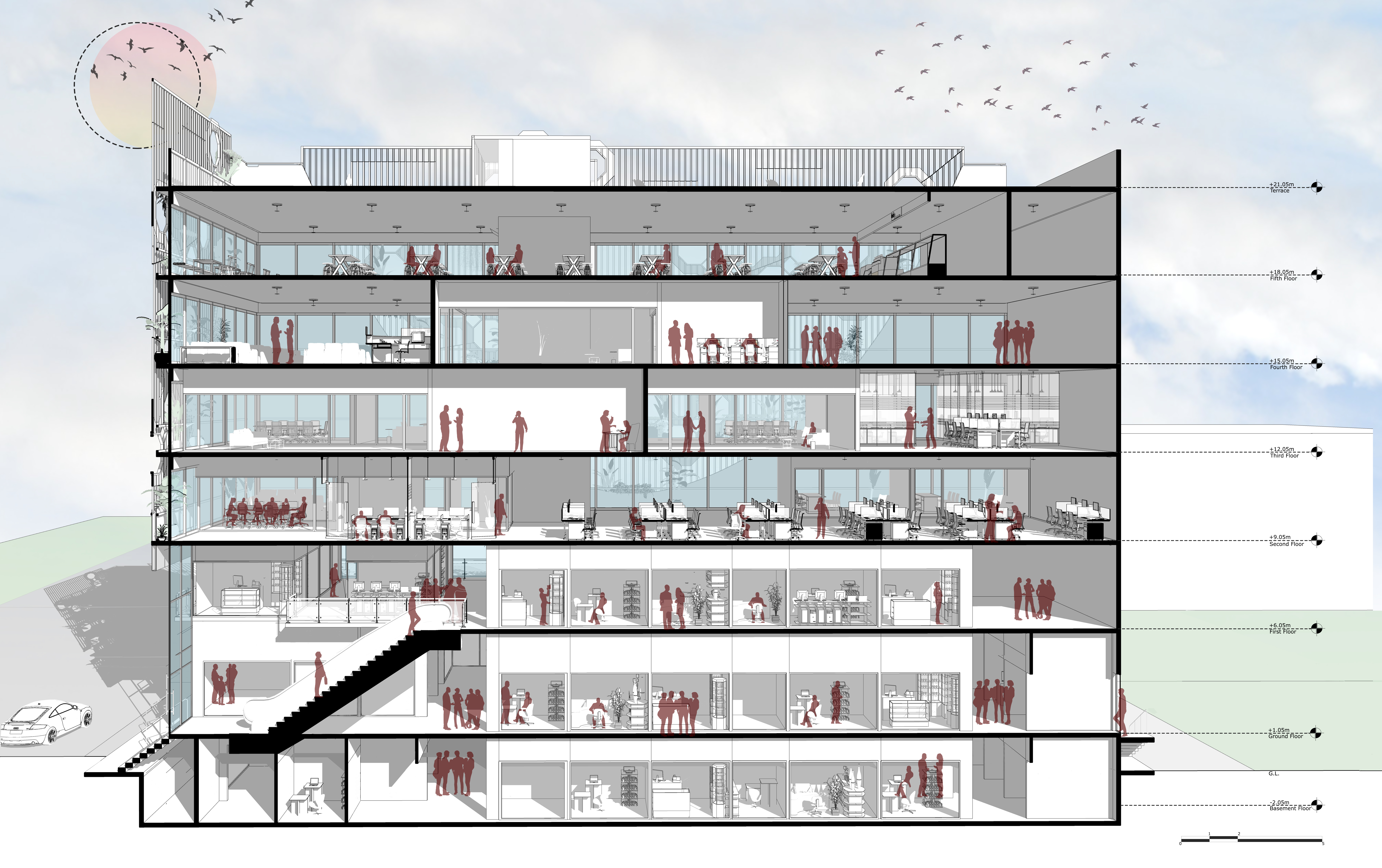 veiled commercial complex by A.J Architects - Architizer