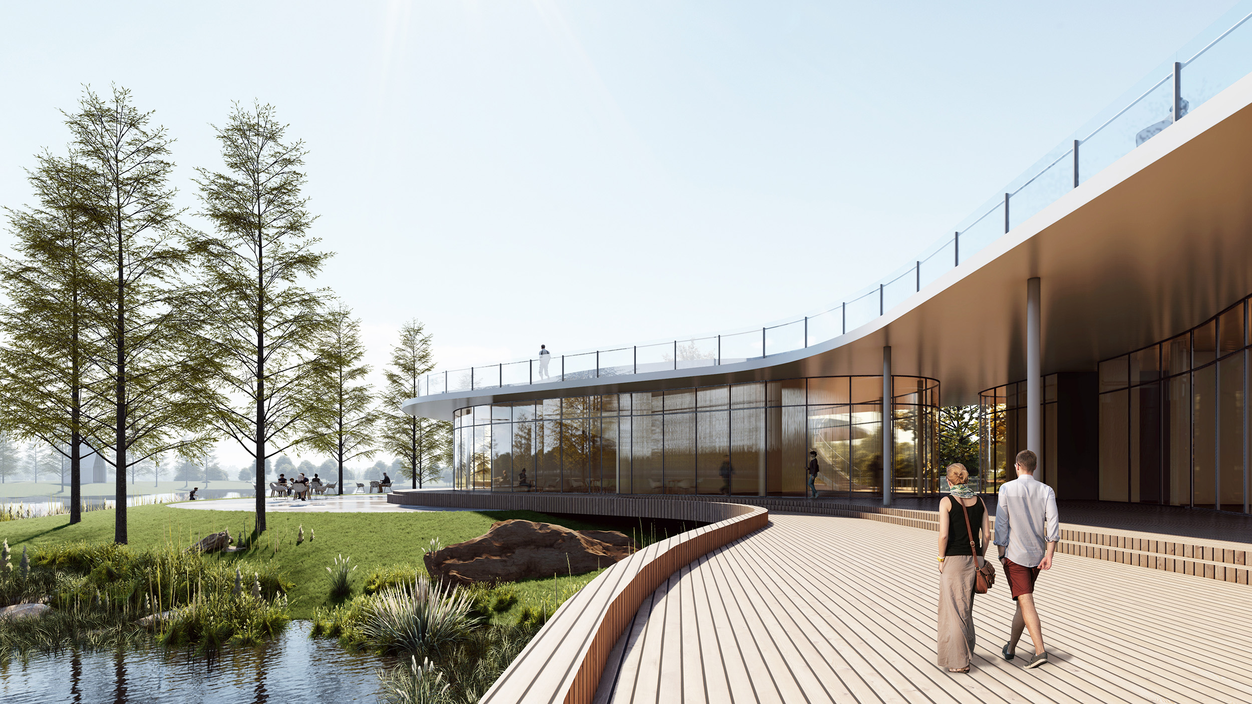 Idea 3580665: Lujiatan Wetland Park Visitor Center by MUDA-Architects ...