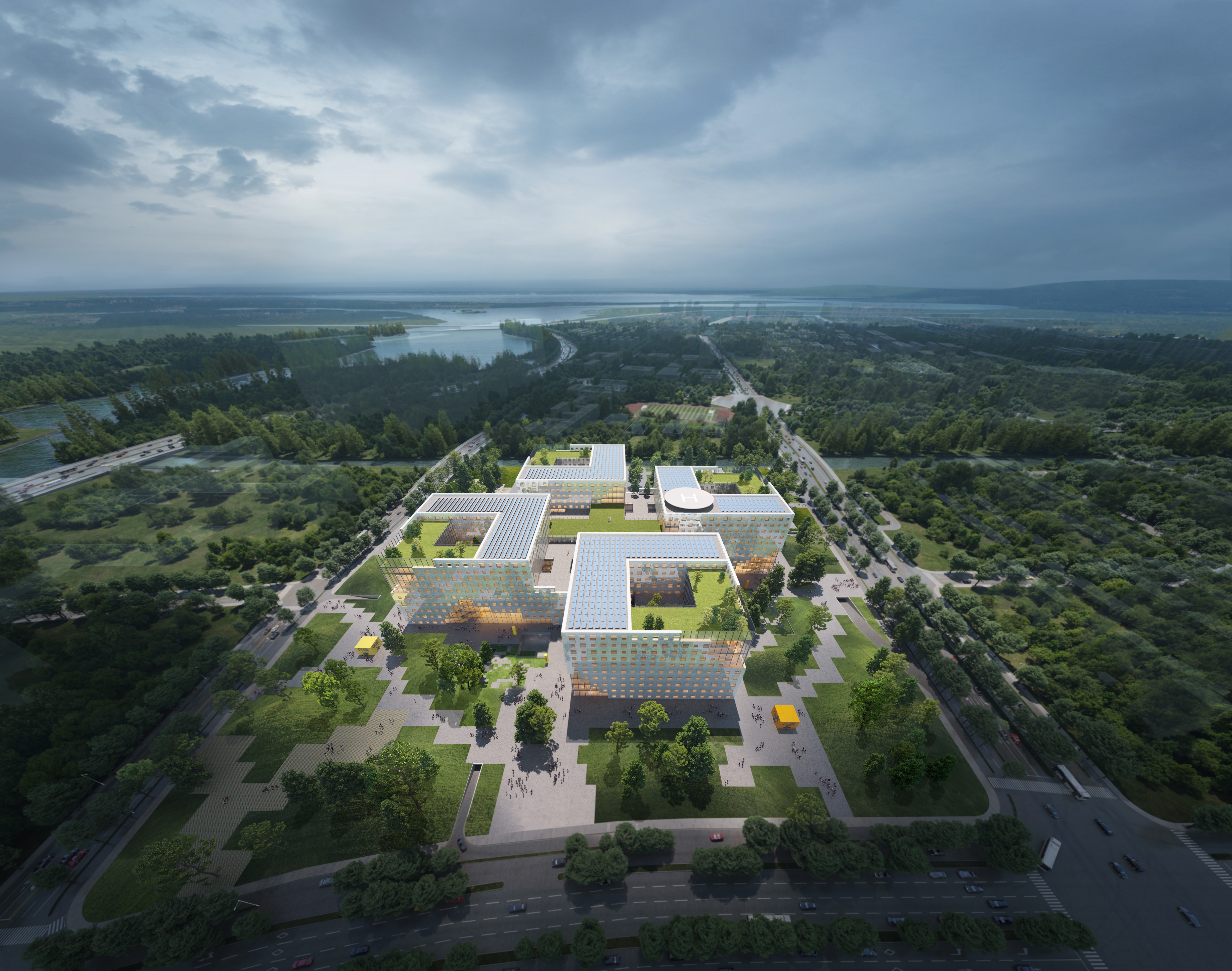 Wuxi International Healthcare Campus by Lemanarc SA - Architizer