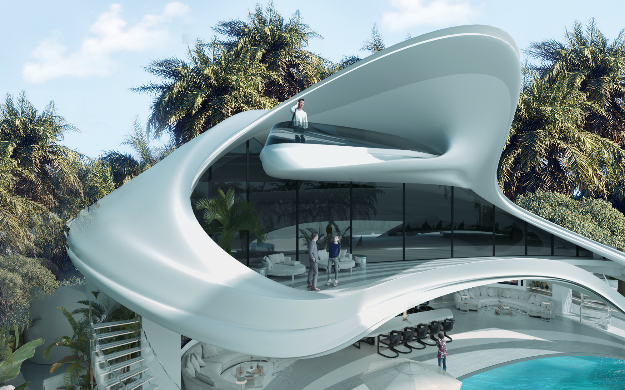 Villa D01 New Generation Luxury Villa in Abu Dhabi by MASK architects ...