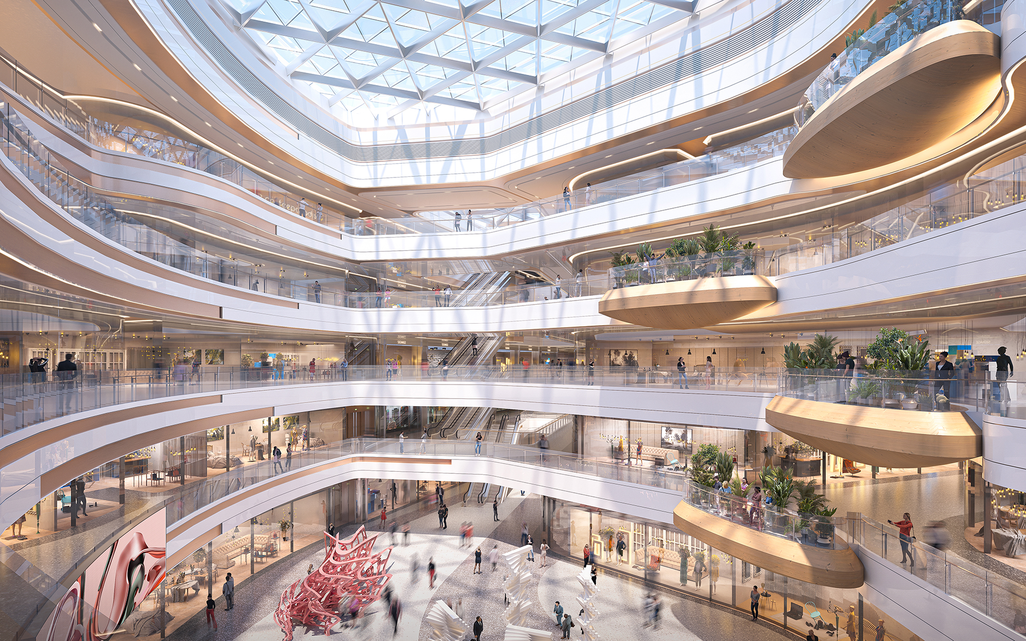 CIFI Changde Retail Mall Interior Design by 10 Design - Architizer