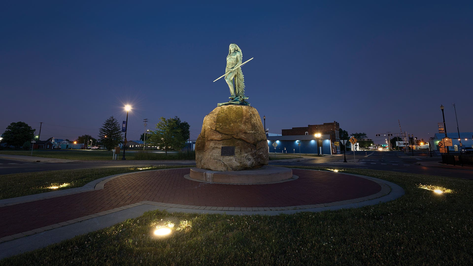 The Passing of the Buffalo Statue & Roundabout by Acuity - Architizer