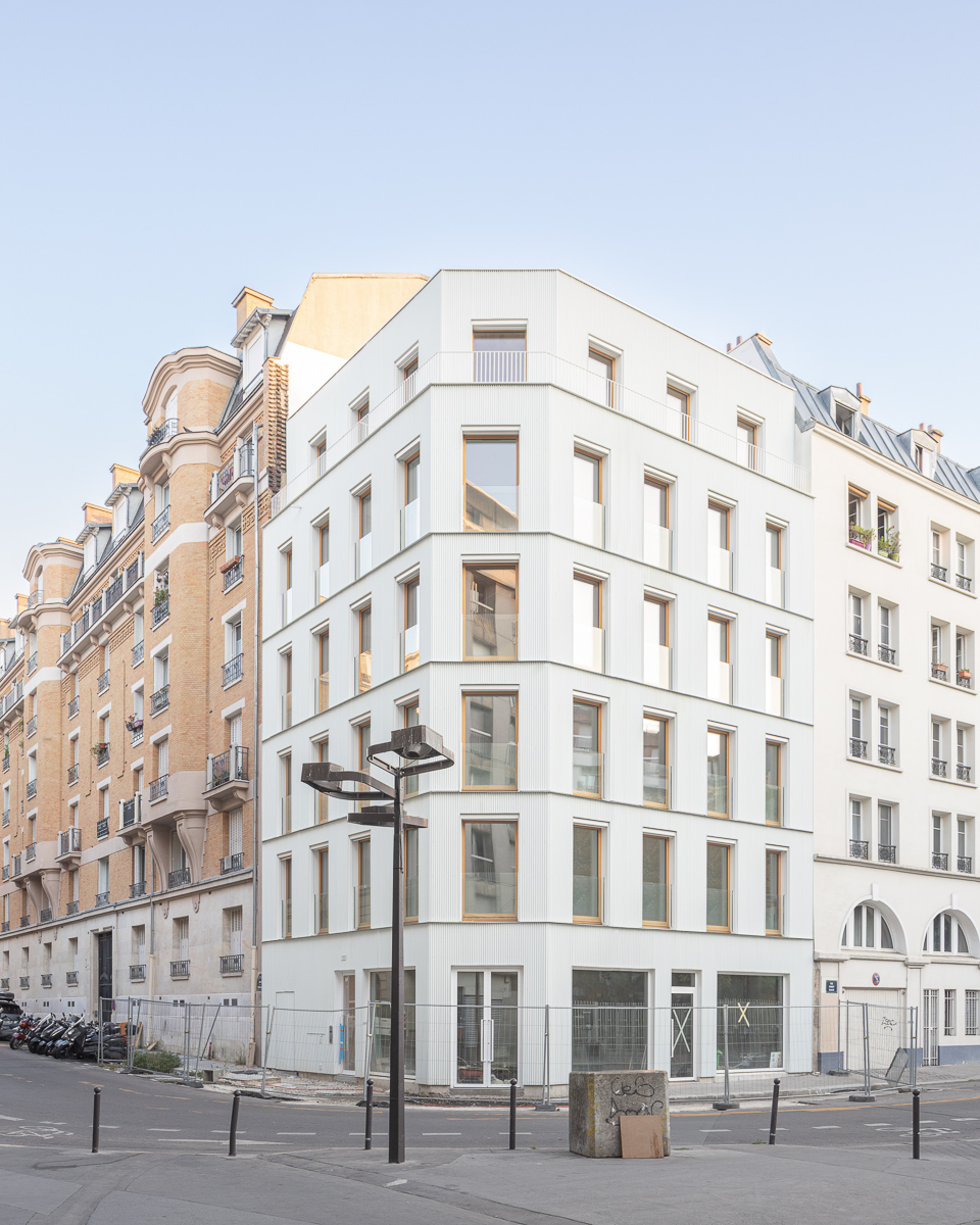 Wooden housing in the centre of Paris by Mobile Architectural Office ...
