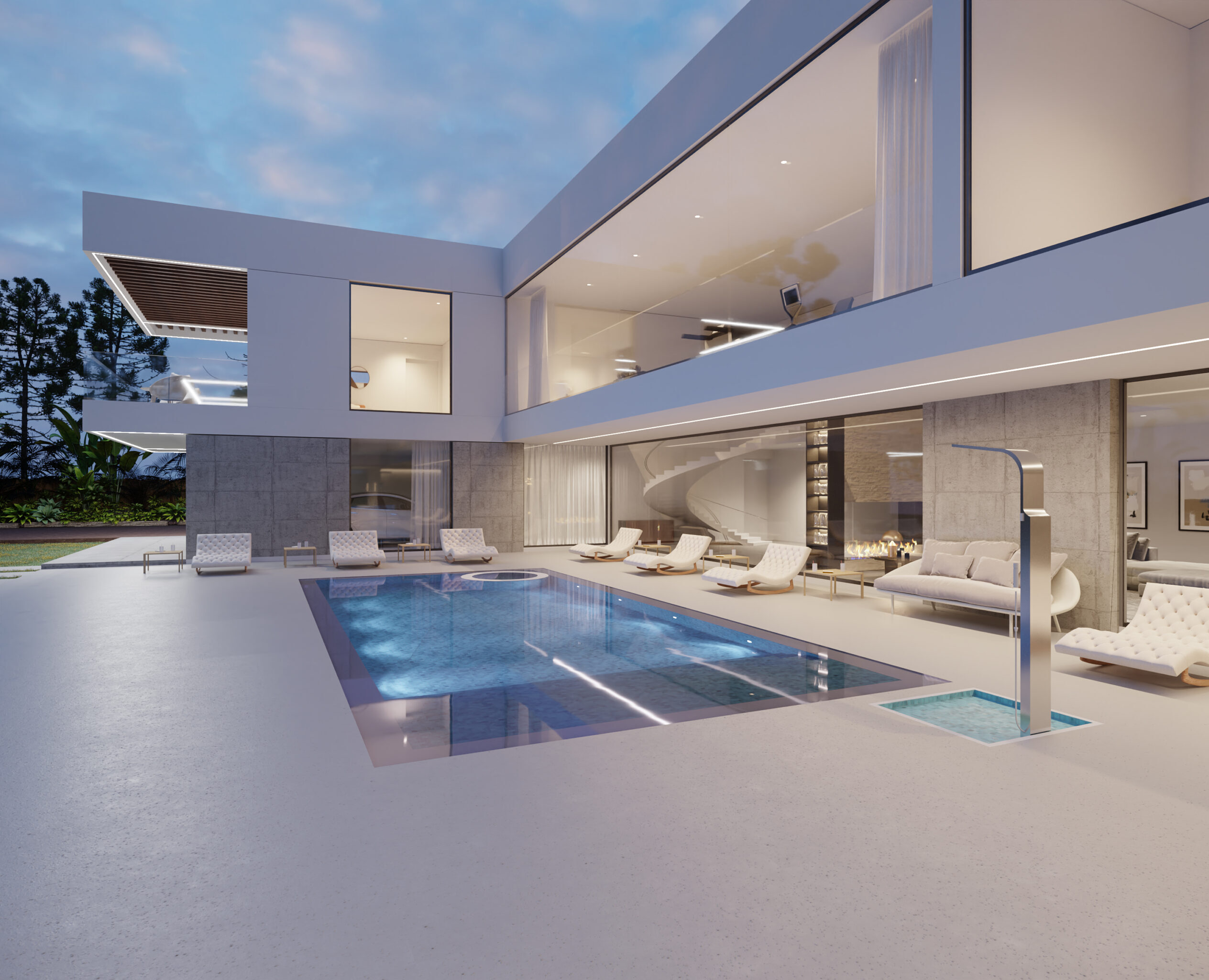 House in Meia Praia by Nuno Ladeiro Architecture & Design - Architizer