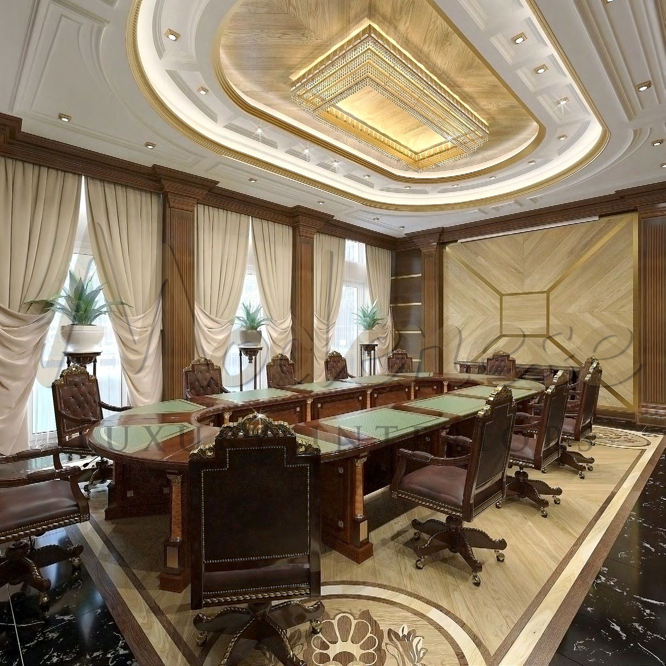 Luxury Conference Room Design by MODENESE Luxury Interiors - Architizer