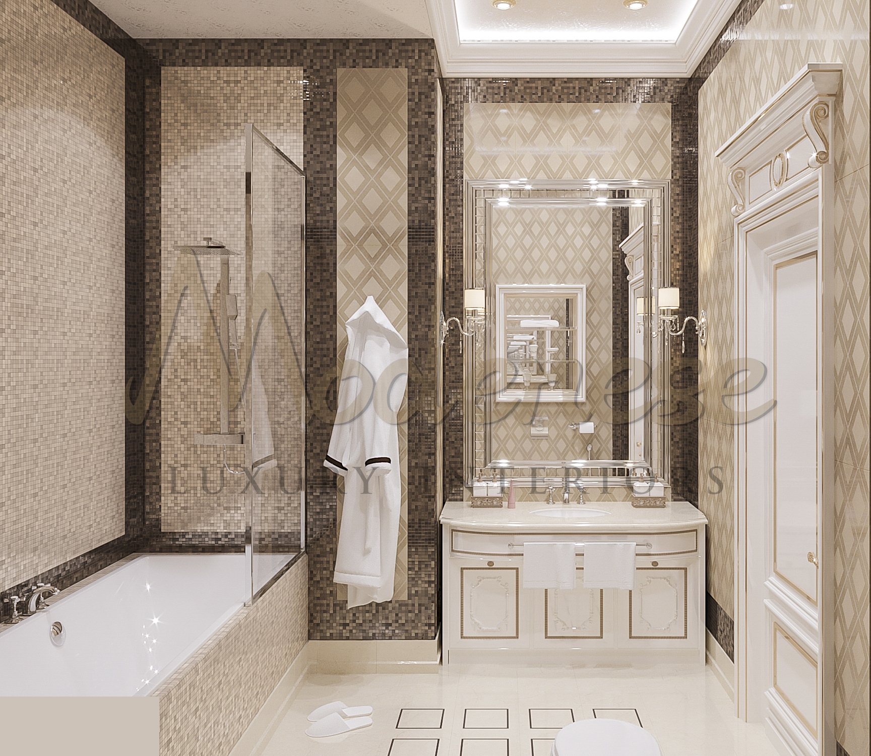Gorgeous Bathroom Interior Design Concept by MODENESE Luxury Interiors ...
