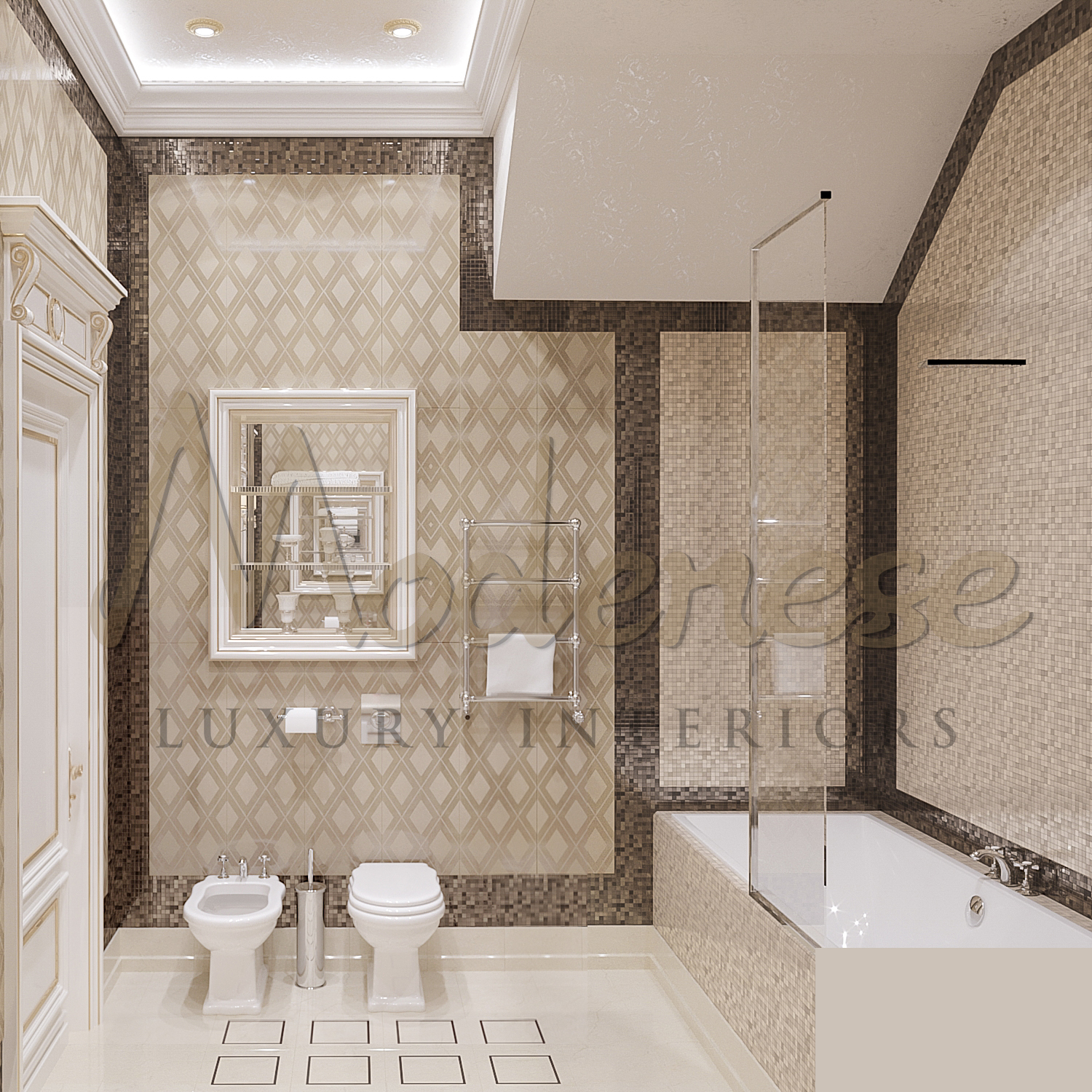 Gorgeous Bathroom Interior Design Concept by MODENESE Luxury Interiors ...