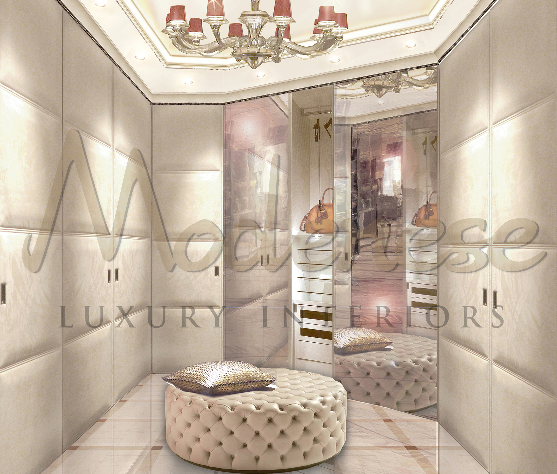Exquisite Dressing Room Design by Italian Designers by MODENESE Luxury ...