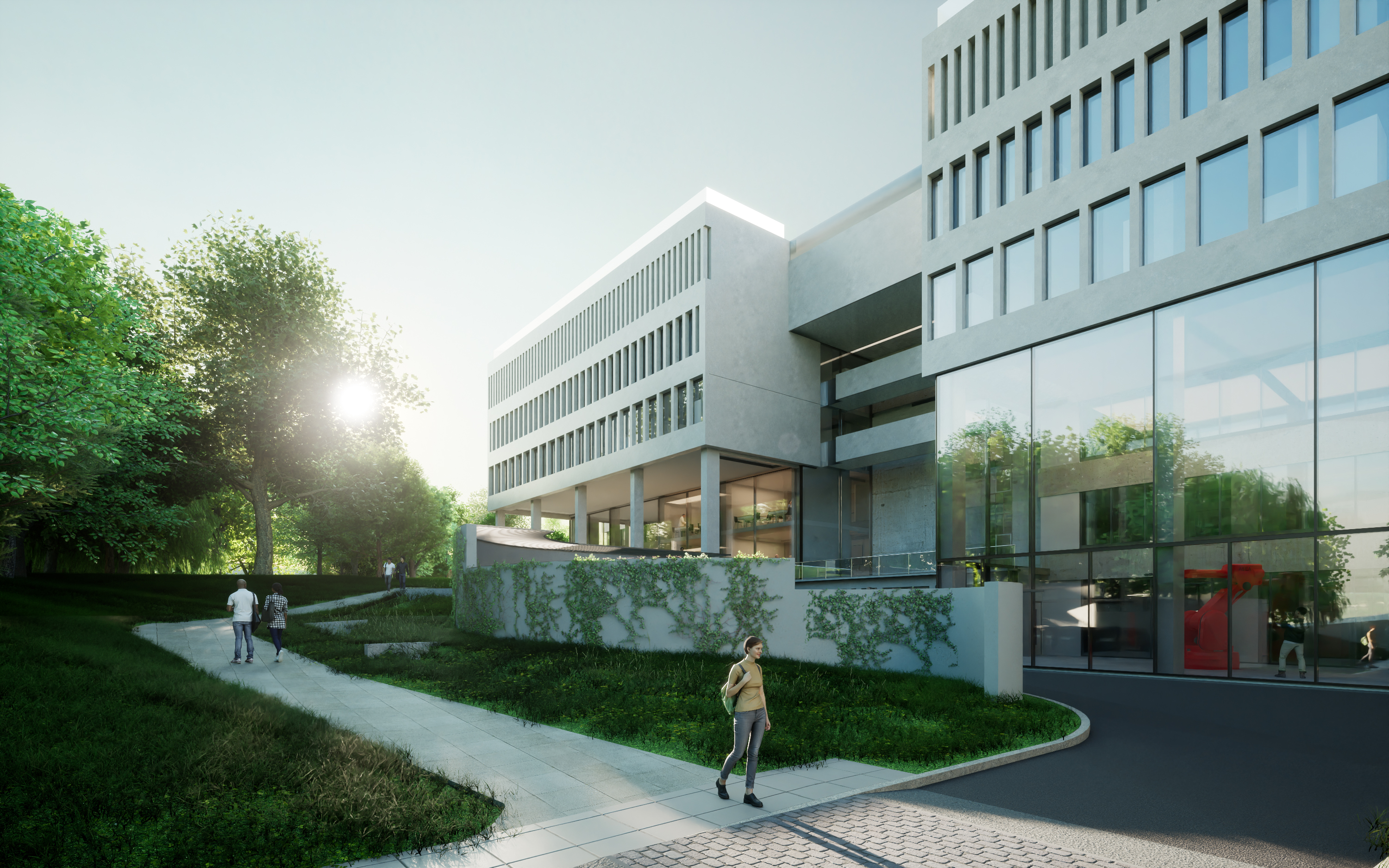 University of East Anglia Lasdun Wall Building 3 by Shepheard Epstein ...