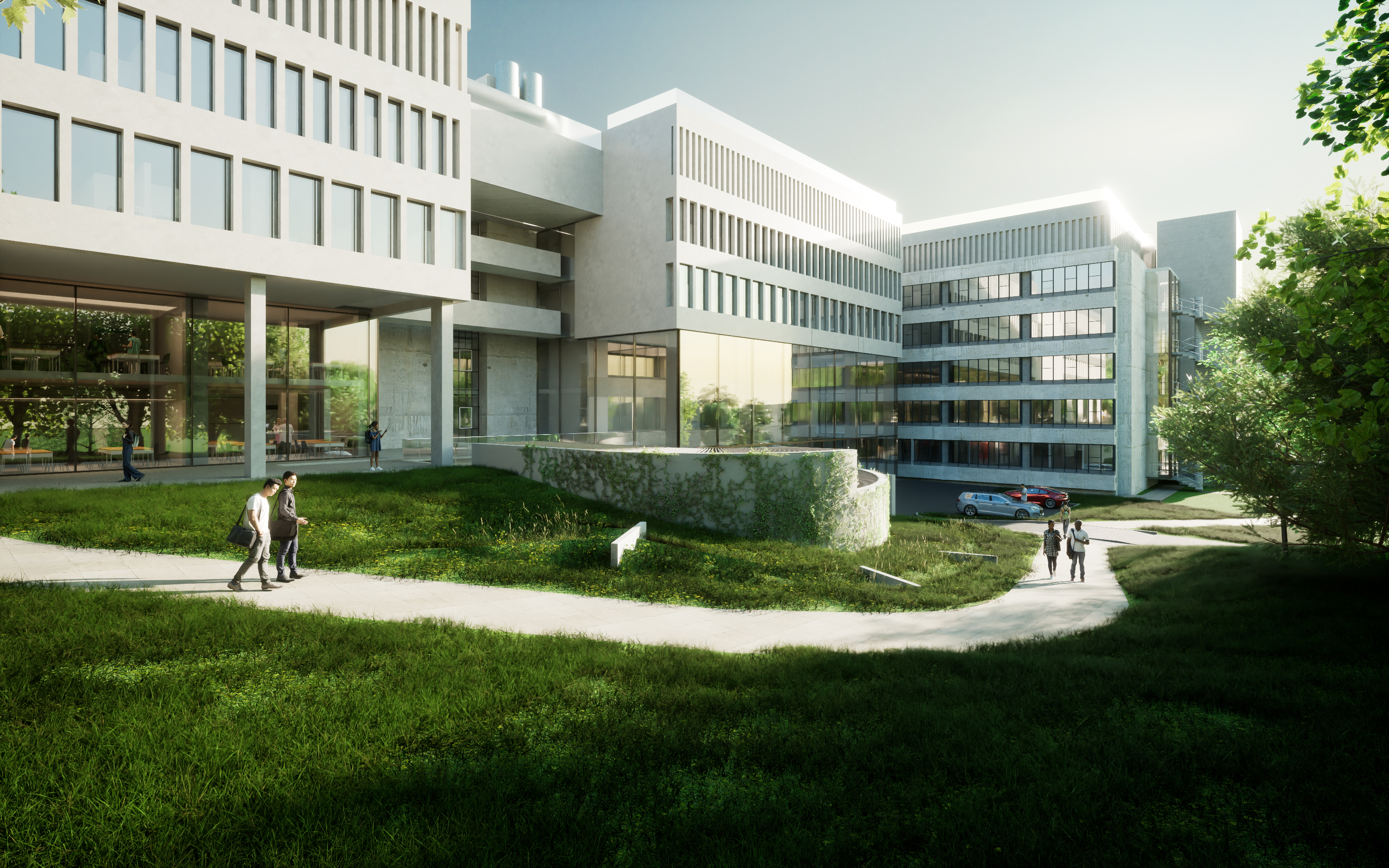 University of East Anglia Lasdun Wall Building 3 by Shepheard Epstein ...