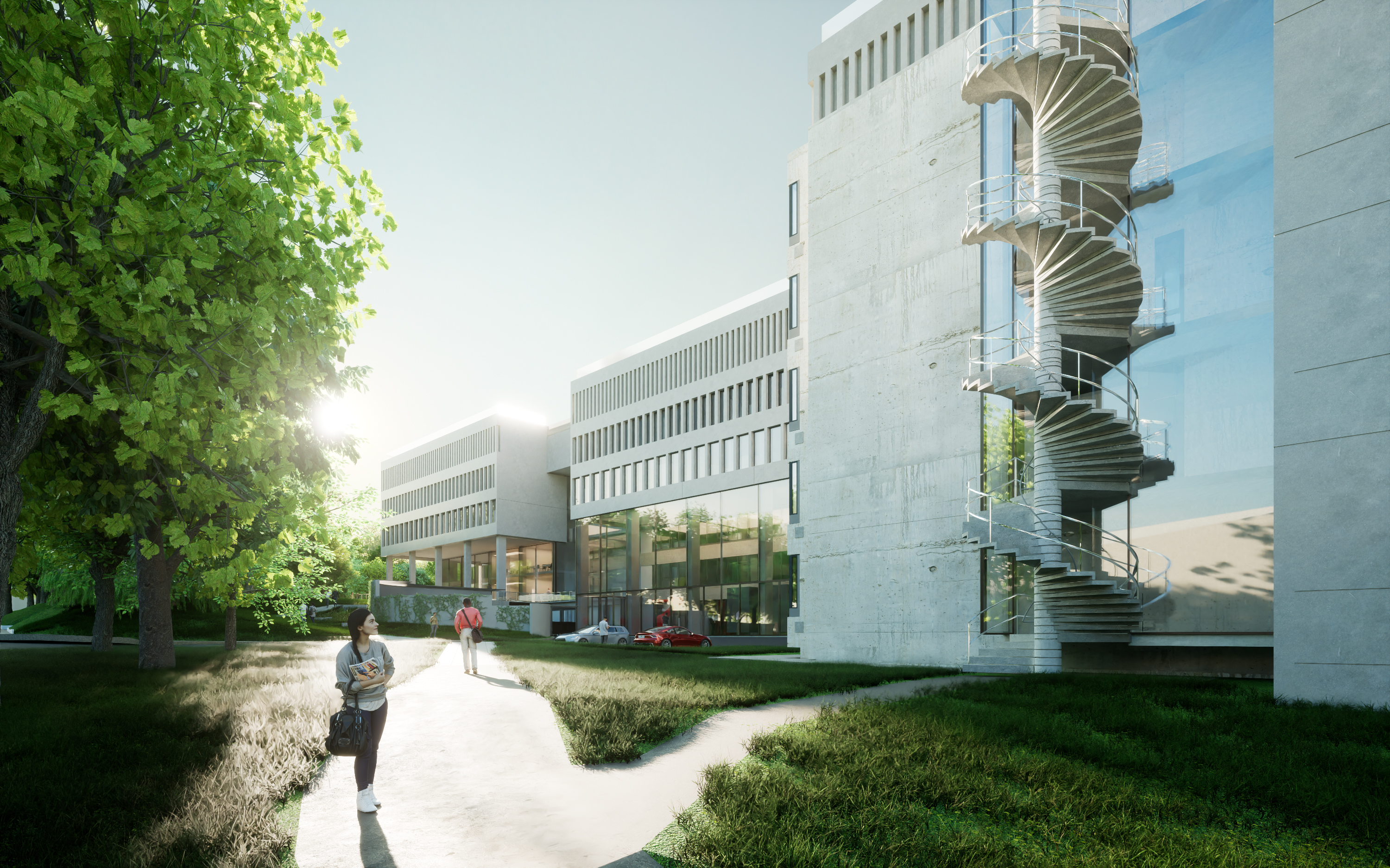 University of East Anglia Lasdun Wall Building 3 by Shepheard Epstein ...