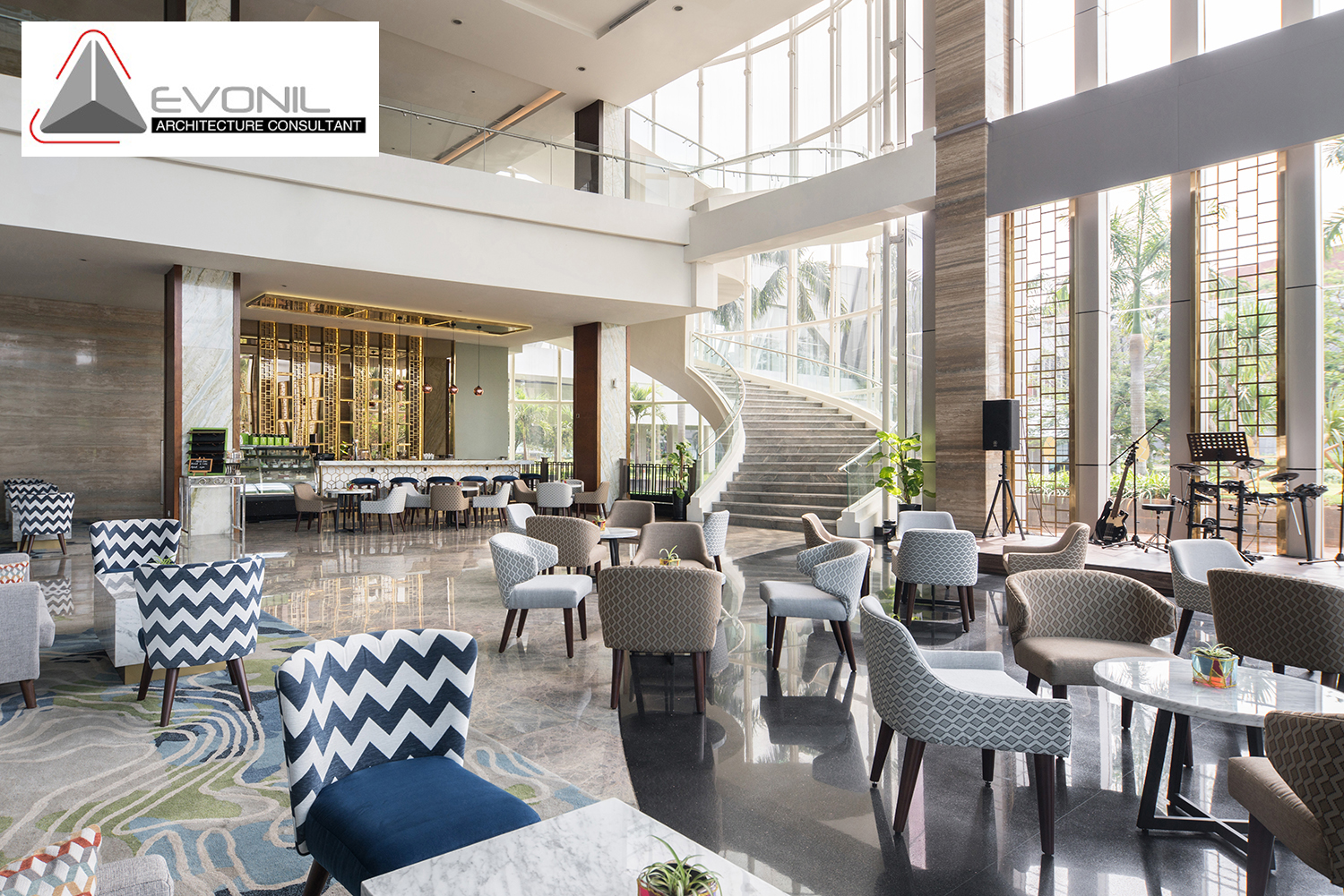 RESINDA Hotel Lounge by EVONIL Architecture Indonesia - Architizer