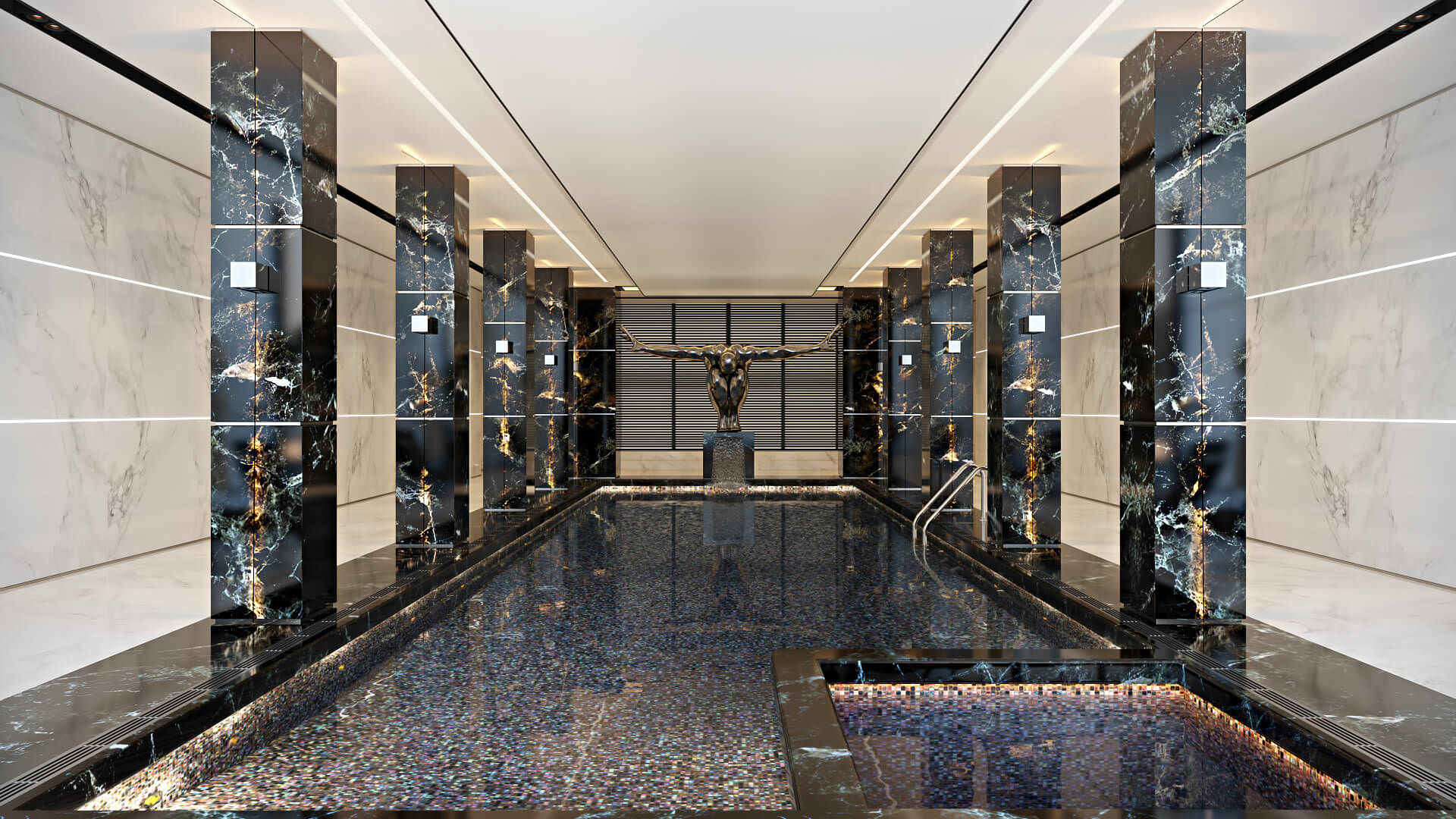 3D Design Rendering for a Swimming Pool by Archicgi - Architizer