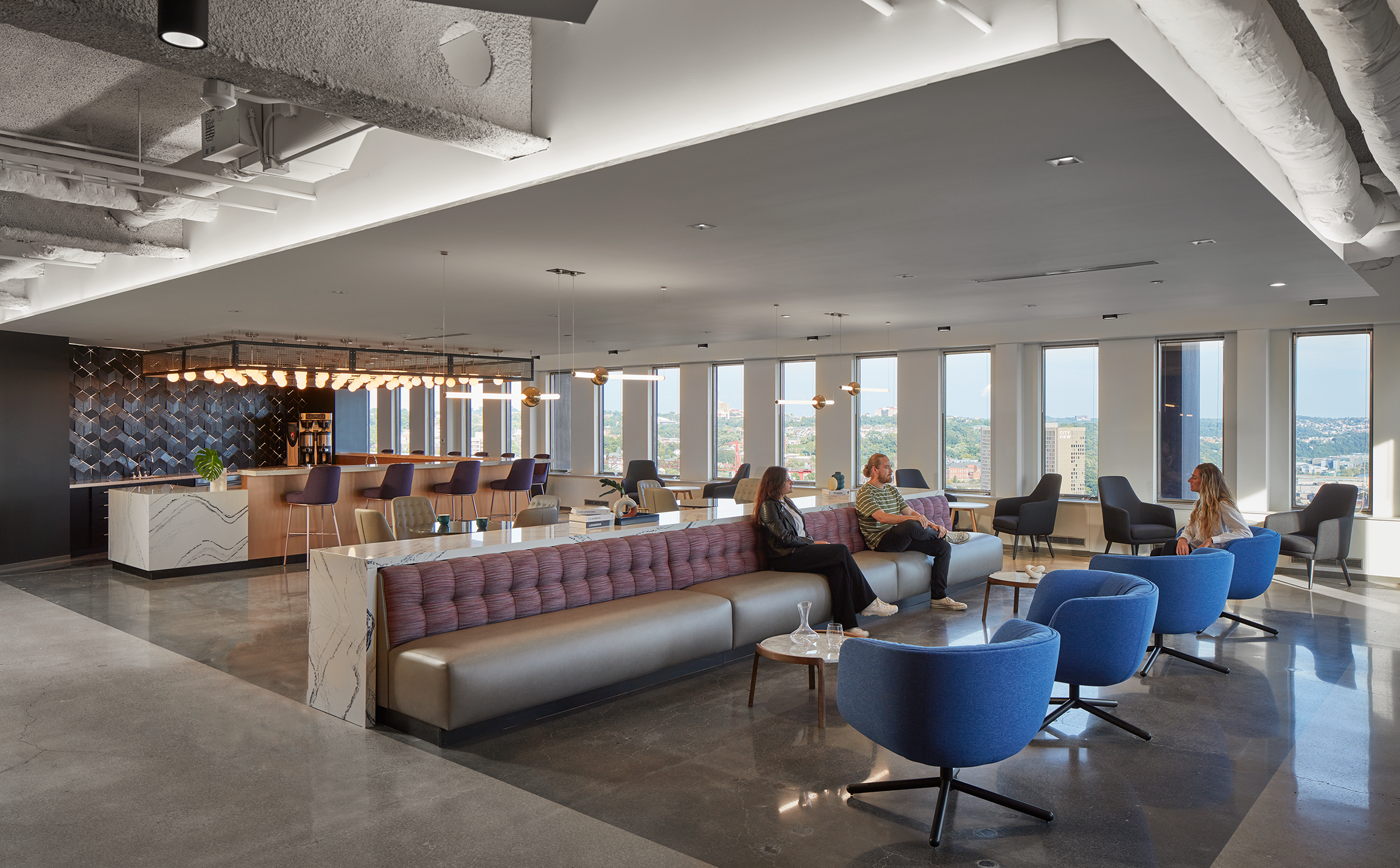 USX Building Amenities and Spec Suites by HED - Architizer