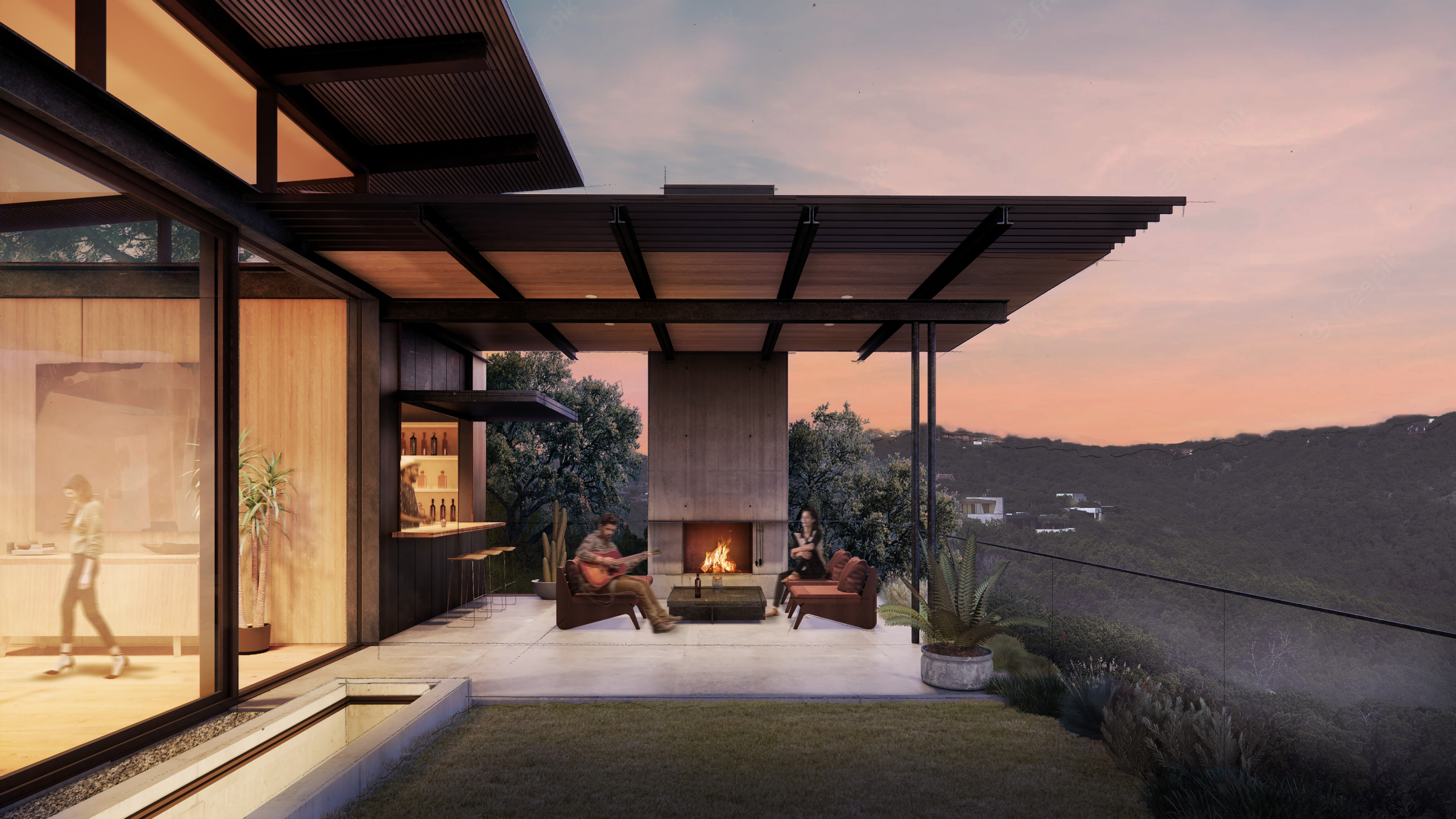 Rolling Hills Residence at Wildcat Hollow by Clayton Korte - Architizer