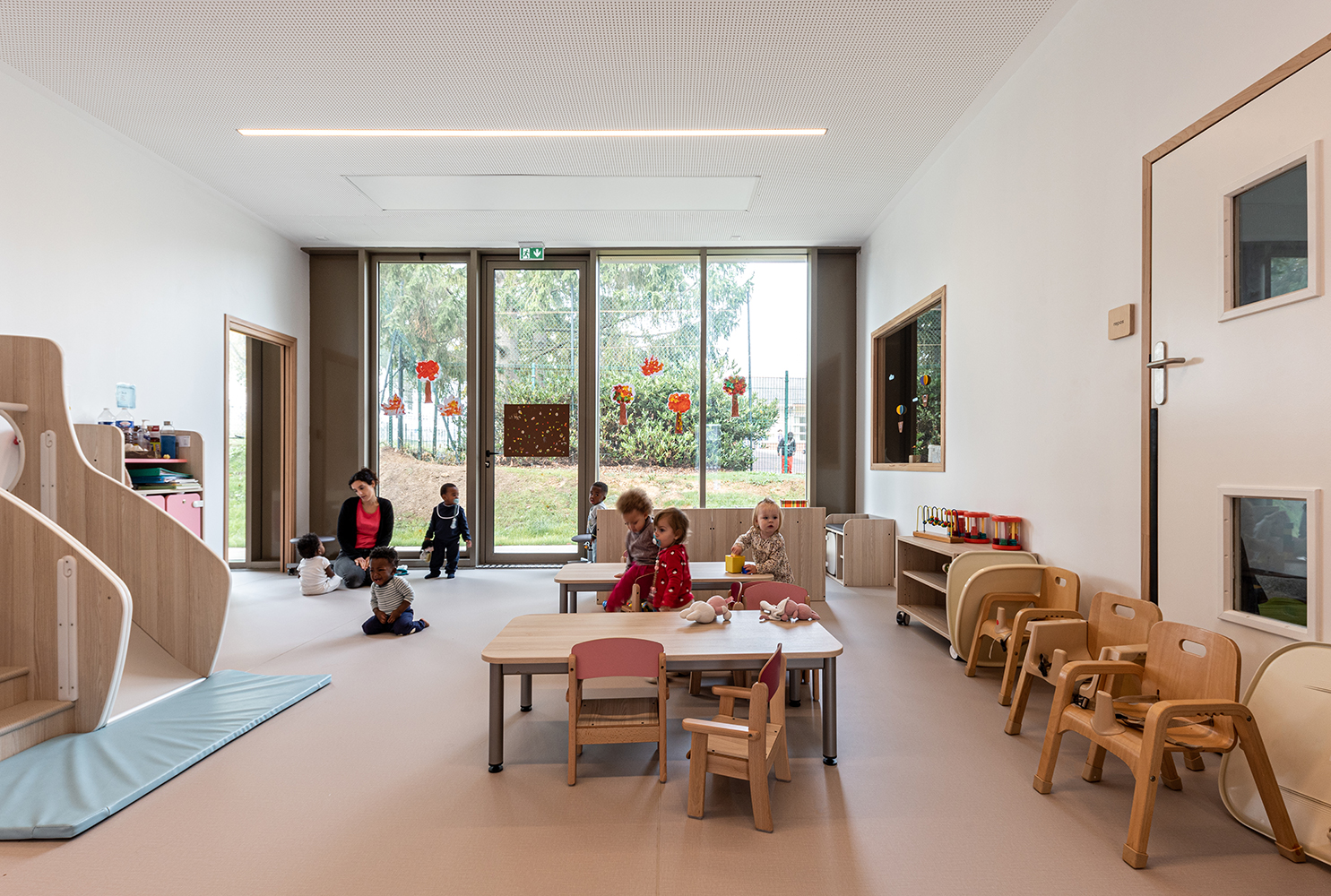 Wood and Stone Early childhood home by NZI Architectes - Architizer