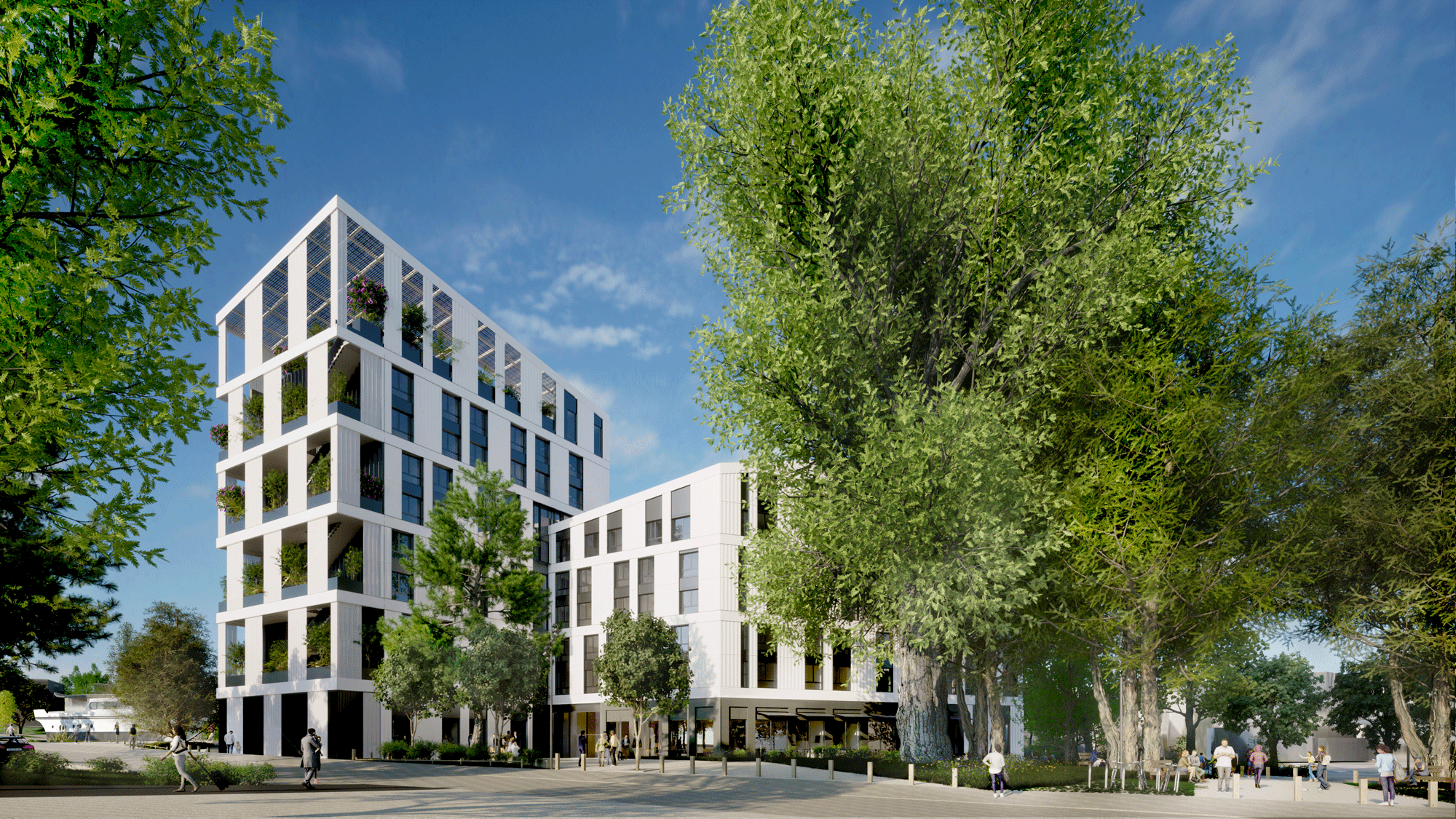 Student residence with 250 rooms Doyen Brus, Pessac by BELLECOUR ...