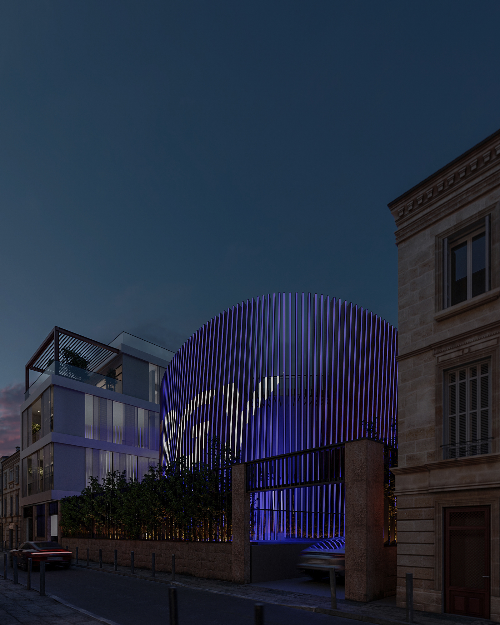 Cylindric Facade For An Office Building by ZIKZAK Architects - Architizer