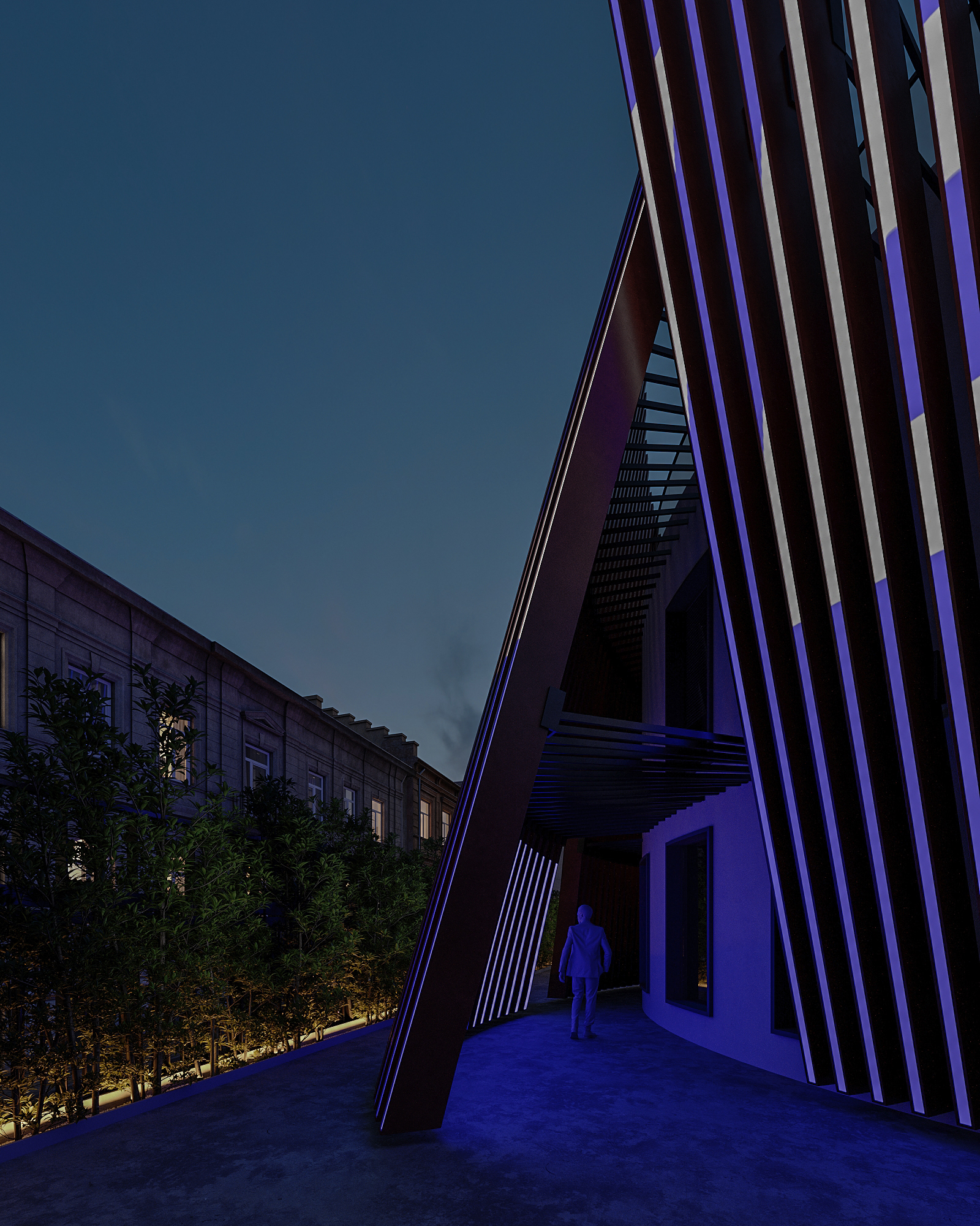 Cylindric Facade For An Office Building by ZIKZAK Architects - Architizer