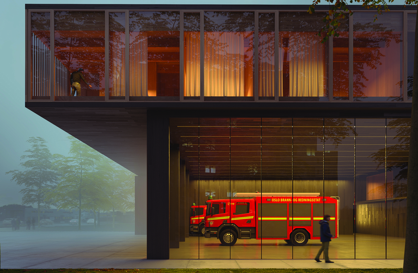 Oslo Fire station by Gottlieb Paludan Architects - Architizer