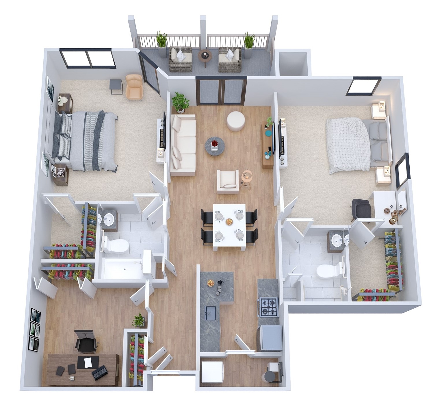 Independent Living 3D Floor Plans by The 2D3D Floor Plan Company ...