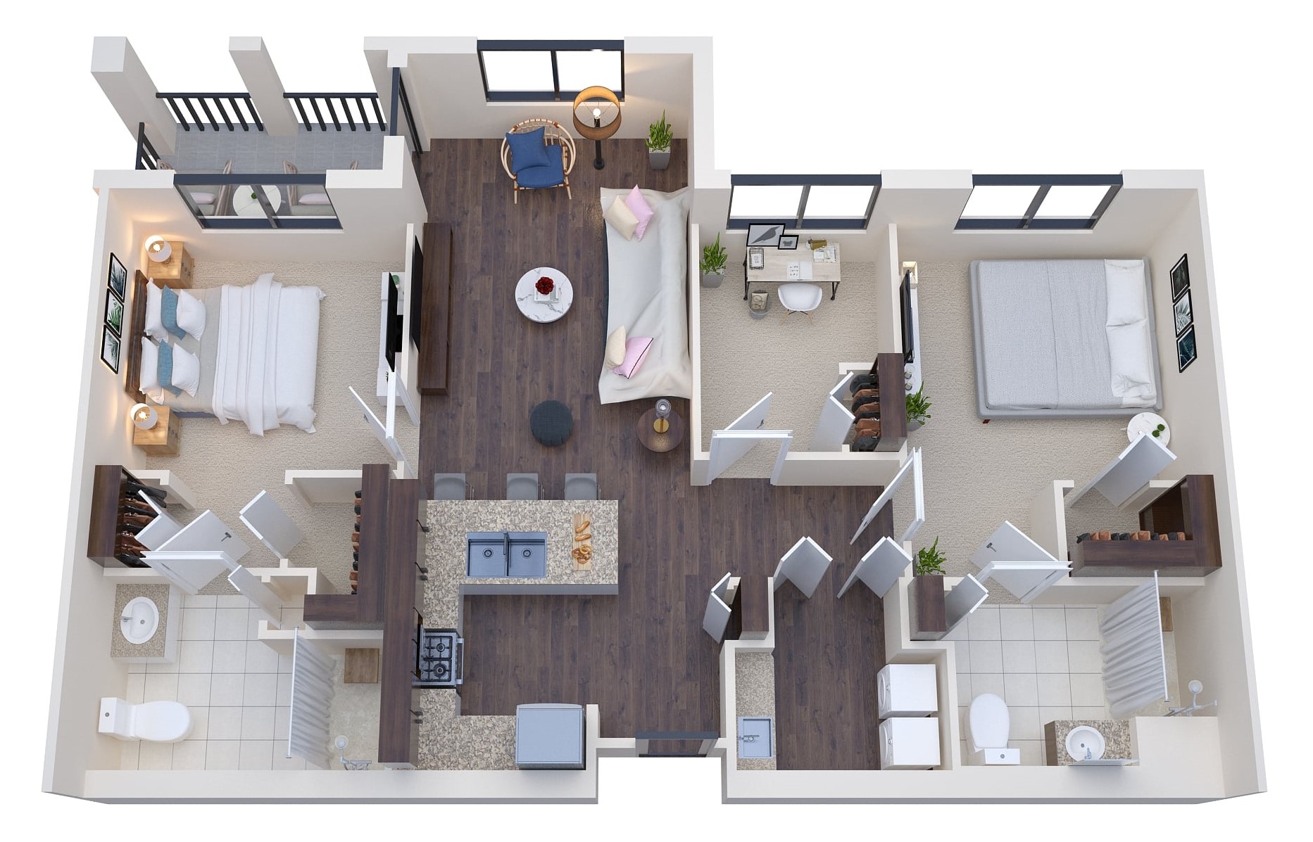 3D Floor Plans for Senior Living Communities by The 2D3D Floor Plan ...