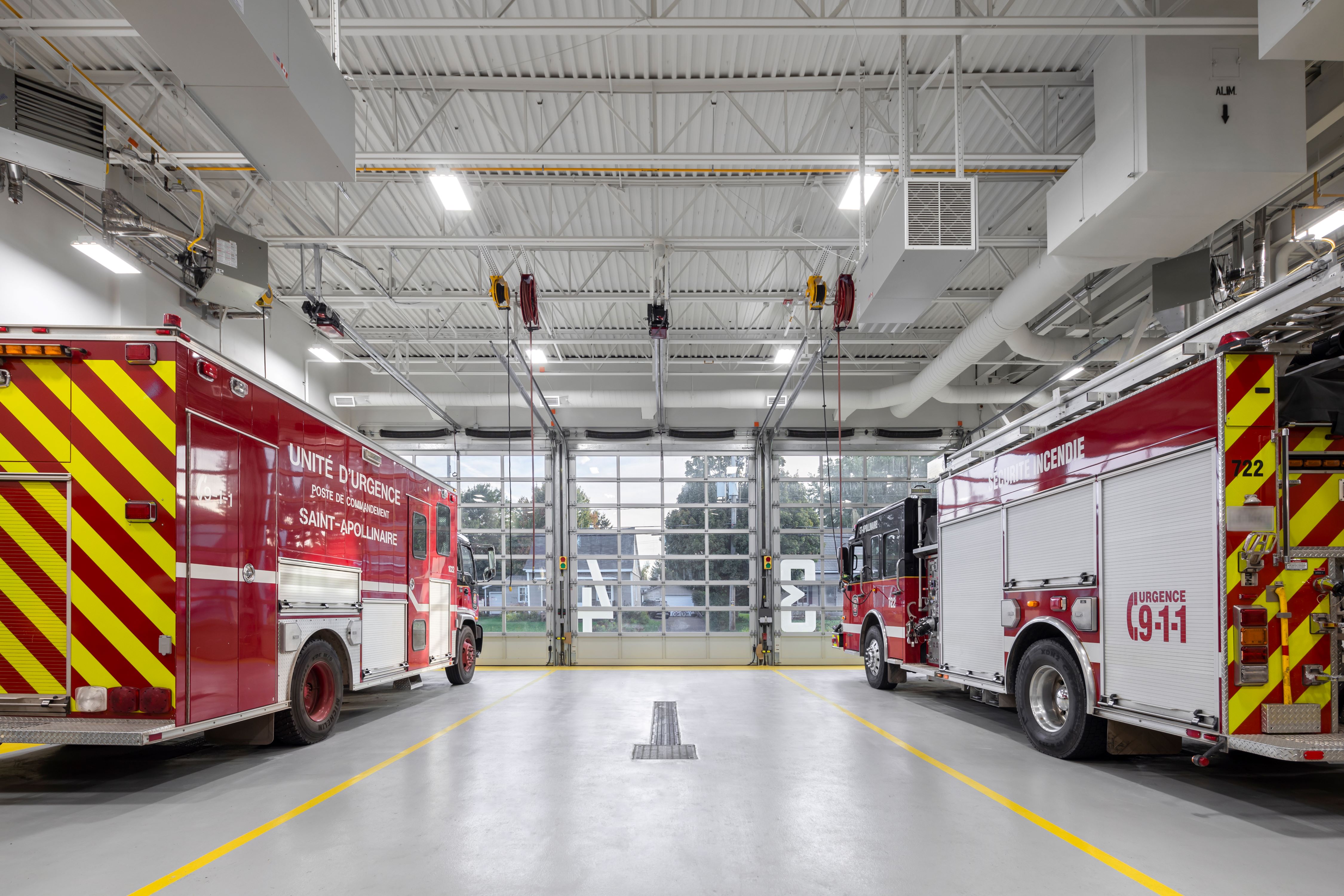 Caserne incendie de St-Apollinaire by CCM2 architectes - Architizer