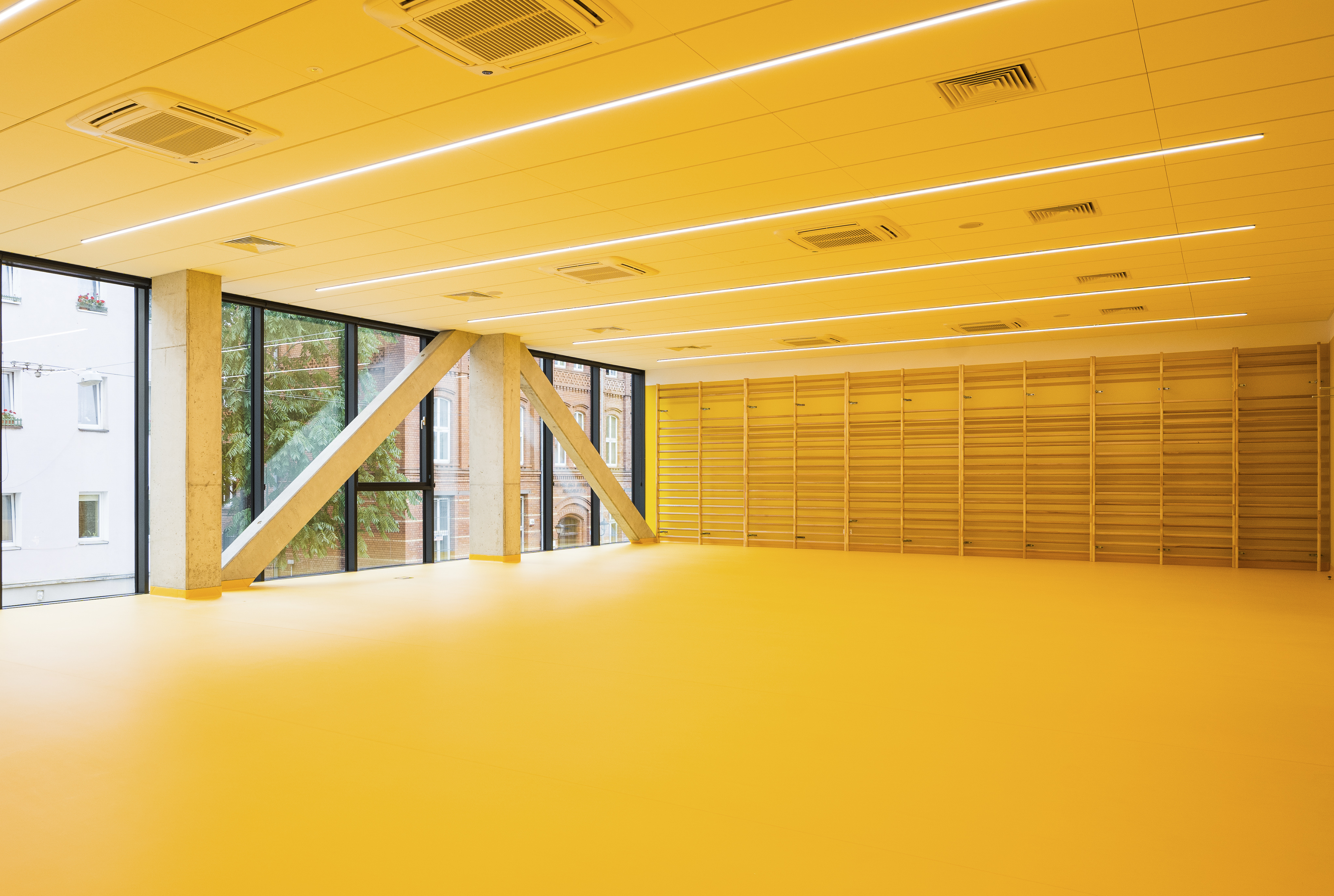 Hybrid sports complex with fencing hall by arch_it piotr zybura ...