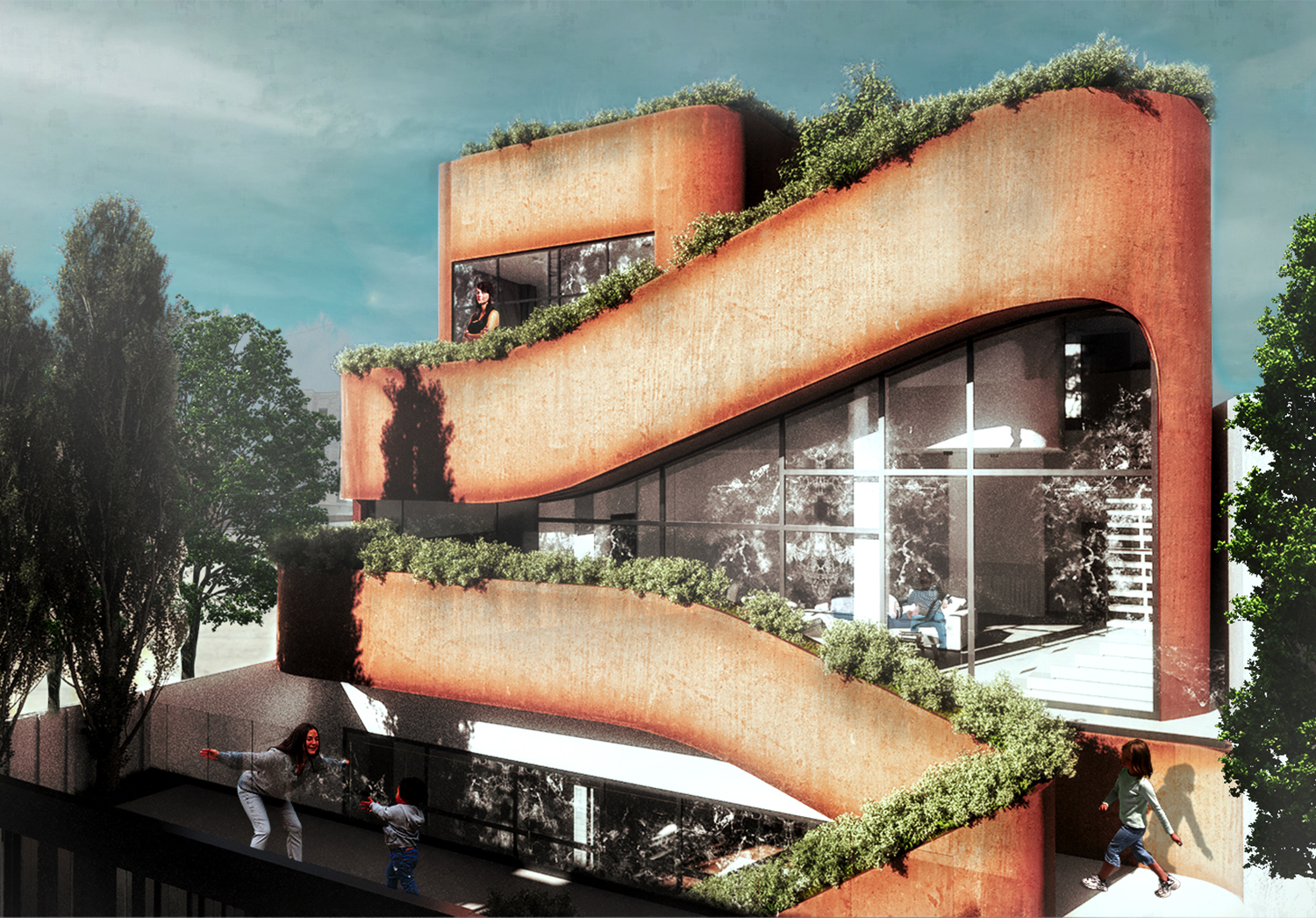 Idea 3604953: Mahtabi House by HABIBEH MADJDABADI Architecture Studio ...