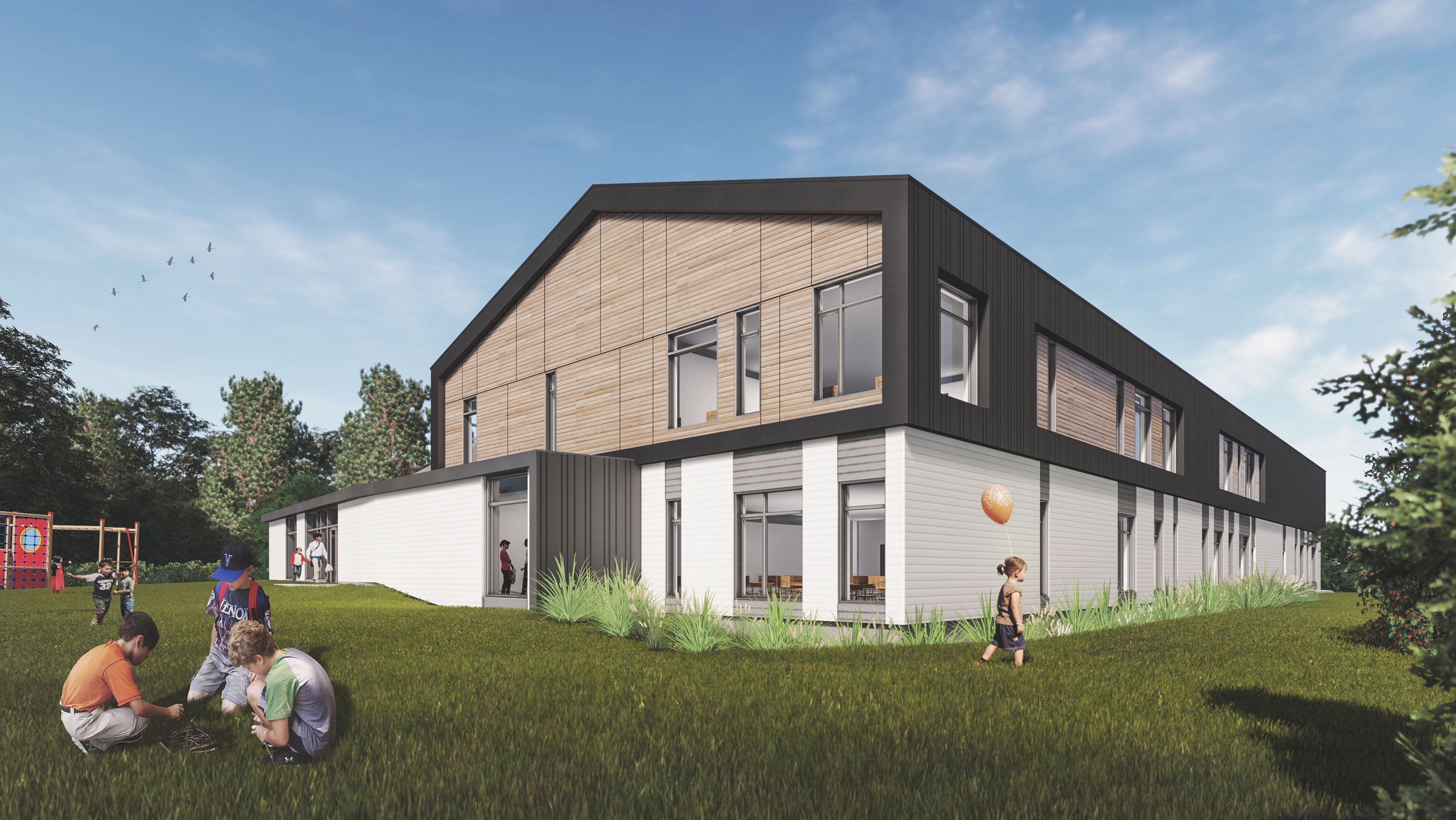 Métis Beach intermediate school by CCM2 architectes - Architizer