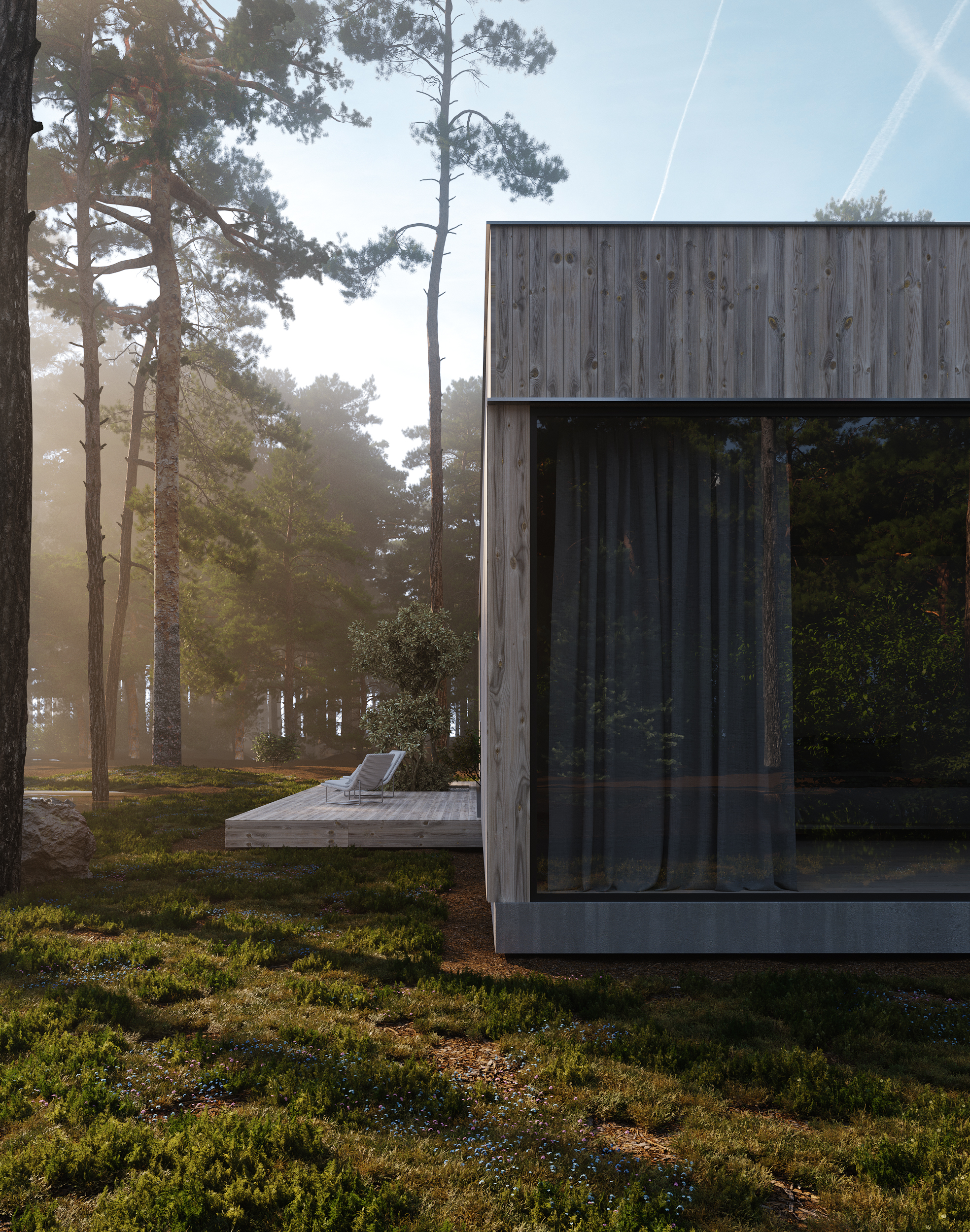 FOREST HOUSE by MAVERICK FRAME | 3D architectural rendering ...