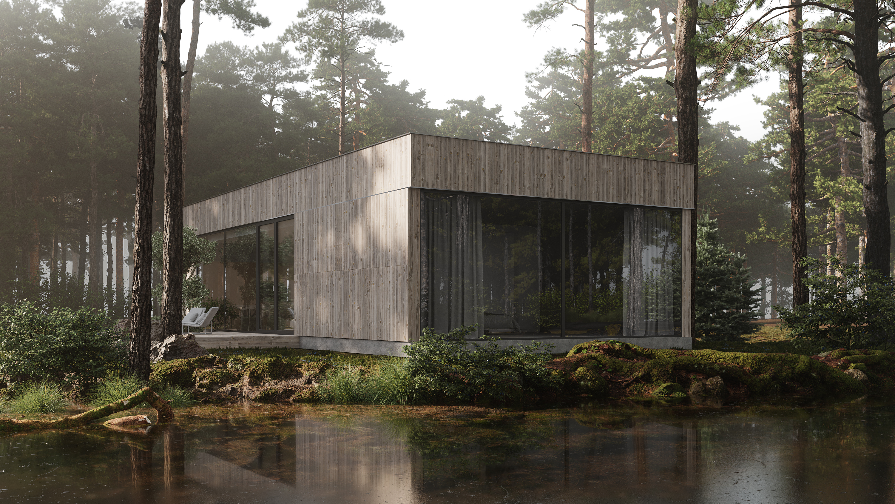 FOREST HOUSE by MAVERICK FRAME | 3D architectural rendering ...