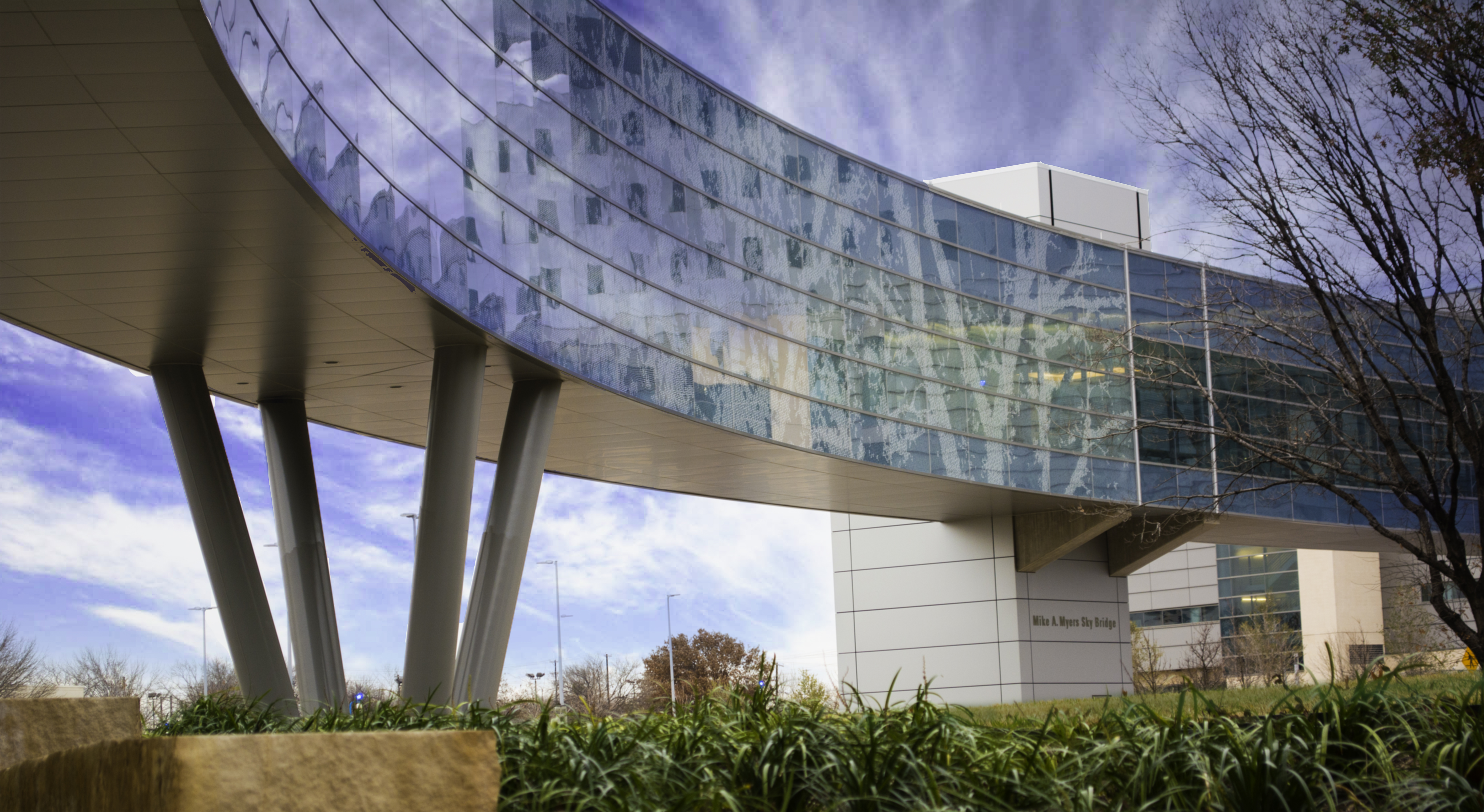 Ron J. Anderson, MD Clinic Building and Mike A. Myers Sky Bridge ...