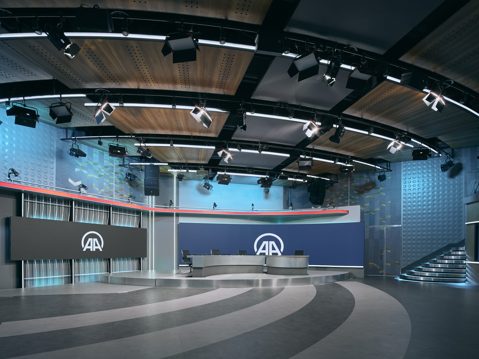 Multi-purpose broadcast and event studio for Anadolu agency by BAB ...