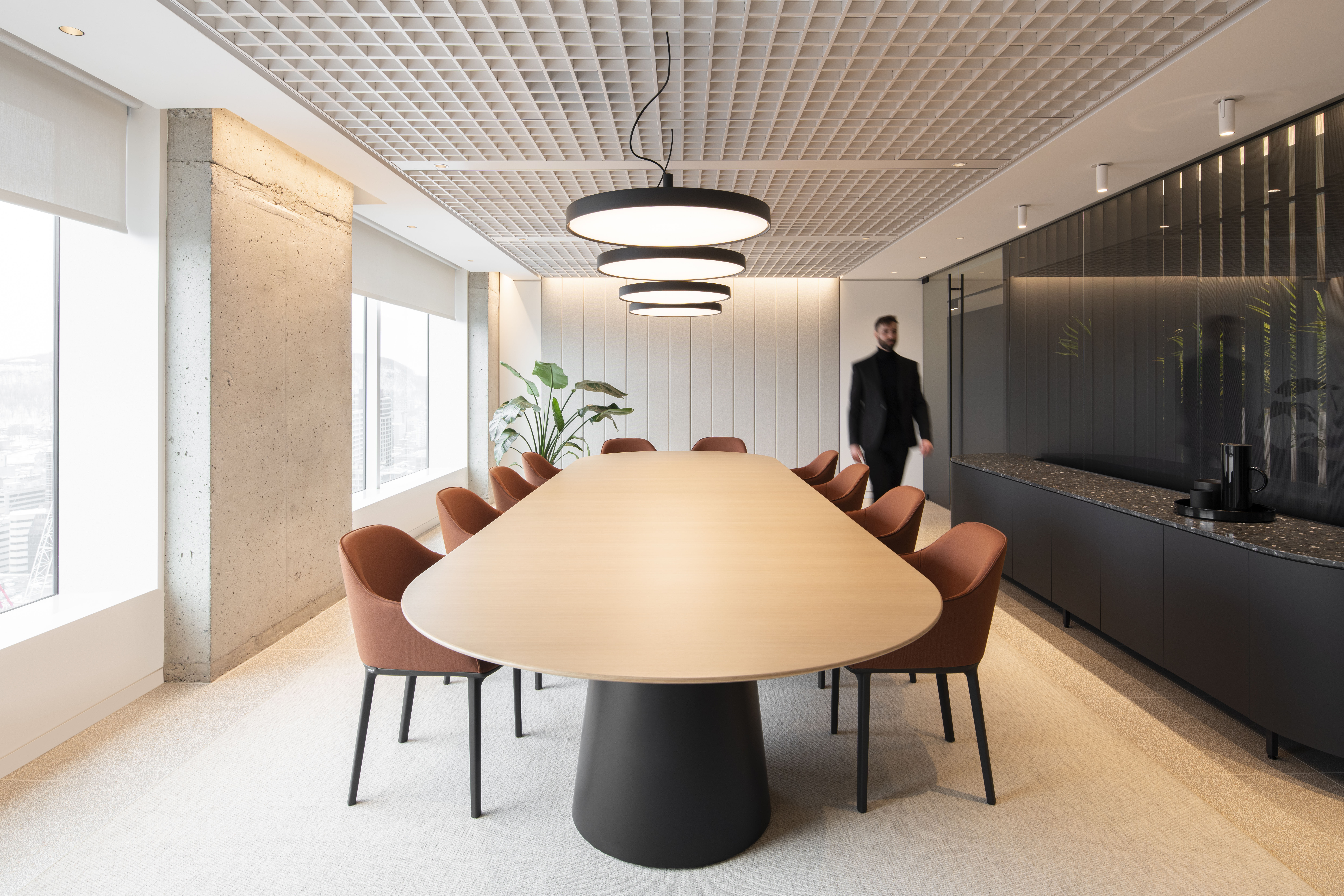 Mouvement Desjardins- Executive floors by Provencher_Roy - Architizer