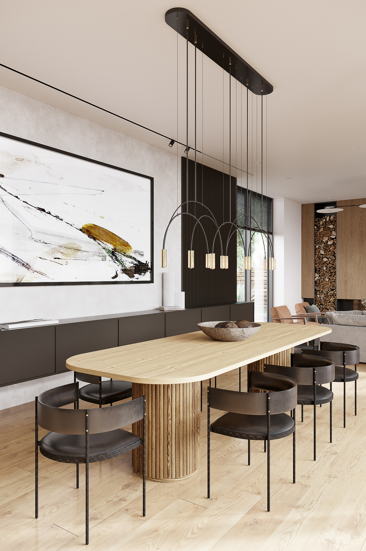 Open Plan Kitchen Rendering by Archicgi - Architizer