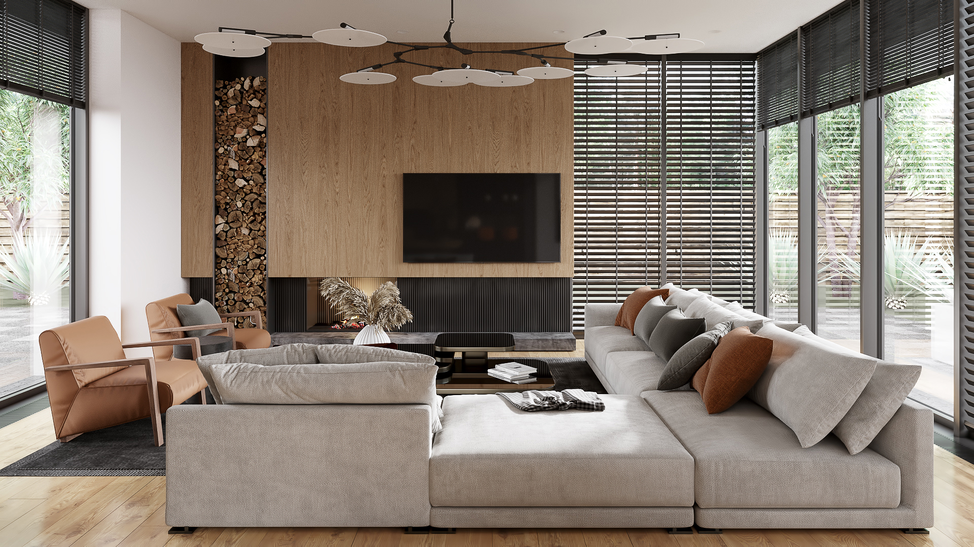 Open Plan Kitchen Rendering by Archicgi - Architizer