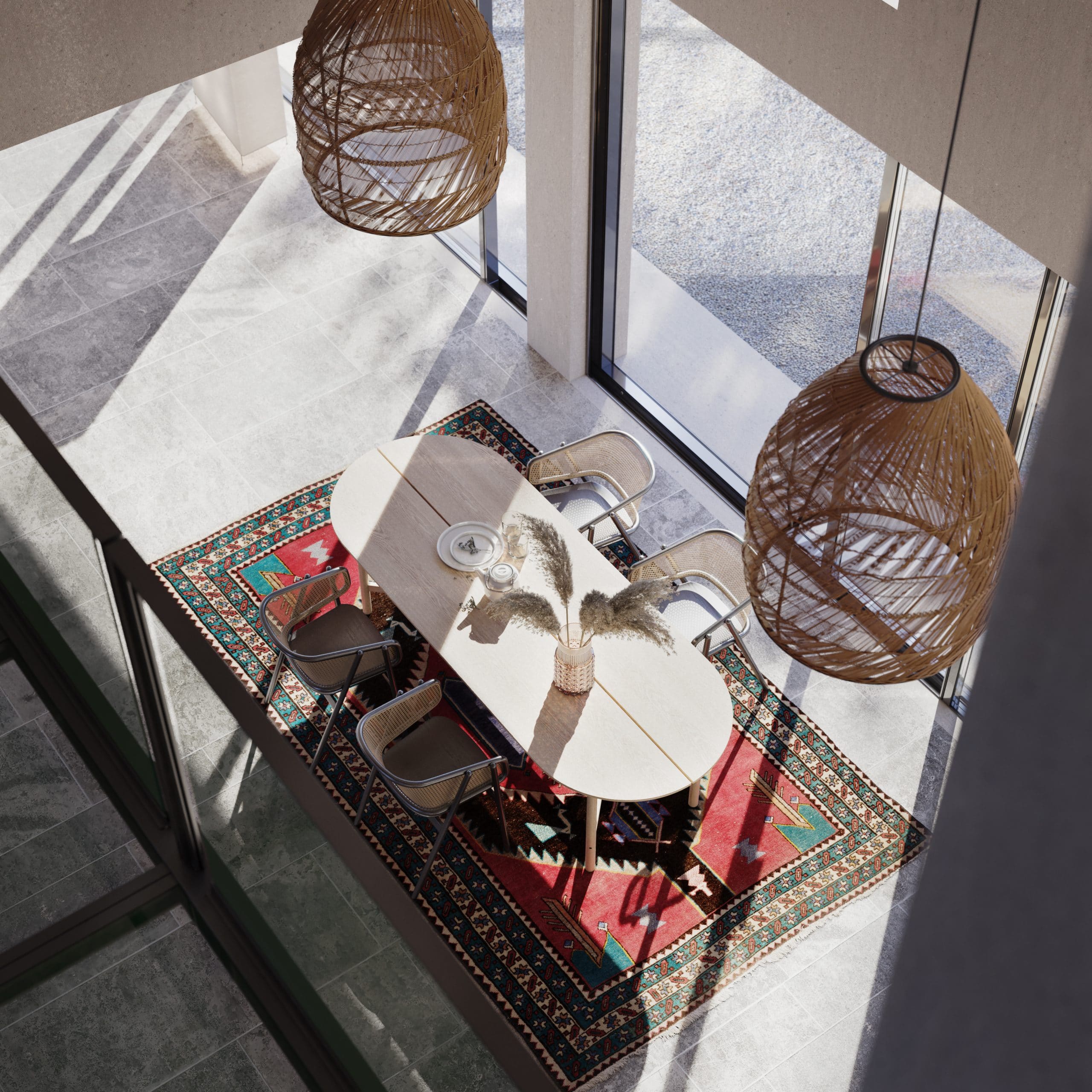 Lobby 3D render for Jacksonville project by Archicgi - Architizer