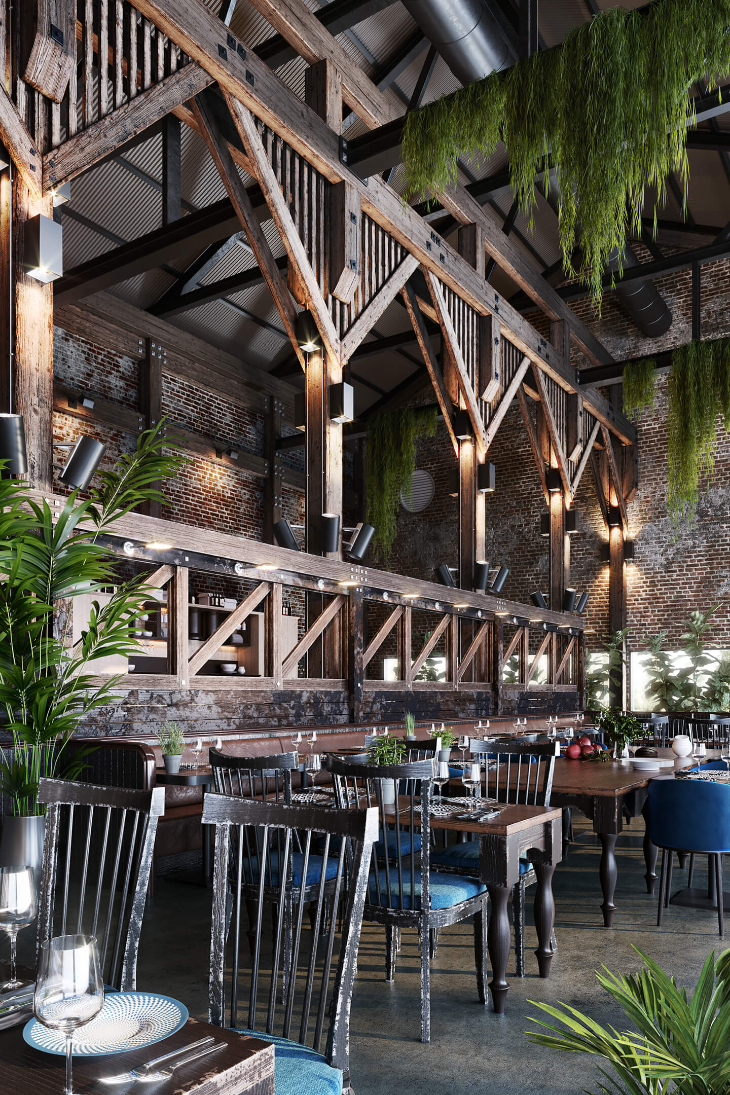 Restaurant Interior Rendering for a Philadelphia Project by Archicgi ...